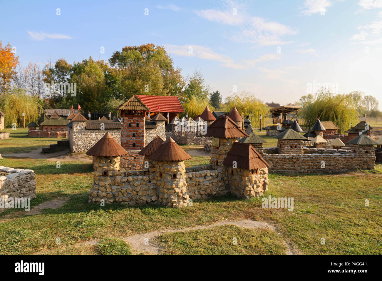 Guiness World Record holder Dinnyes, Hungary with 35 miniature replicas ...