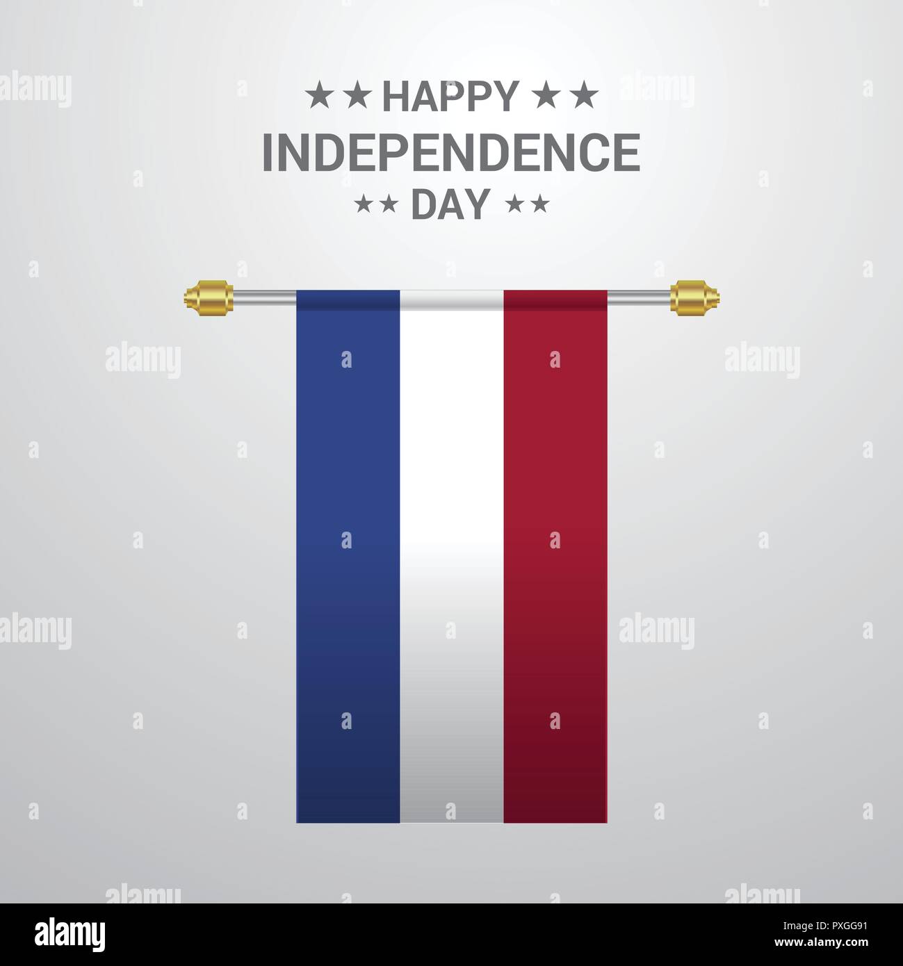 Netherlands Independence day hanging flag background Stock Vector Image ...