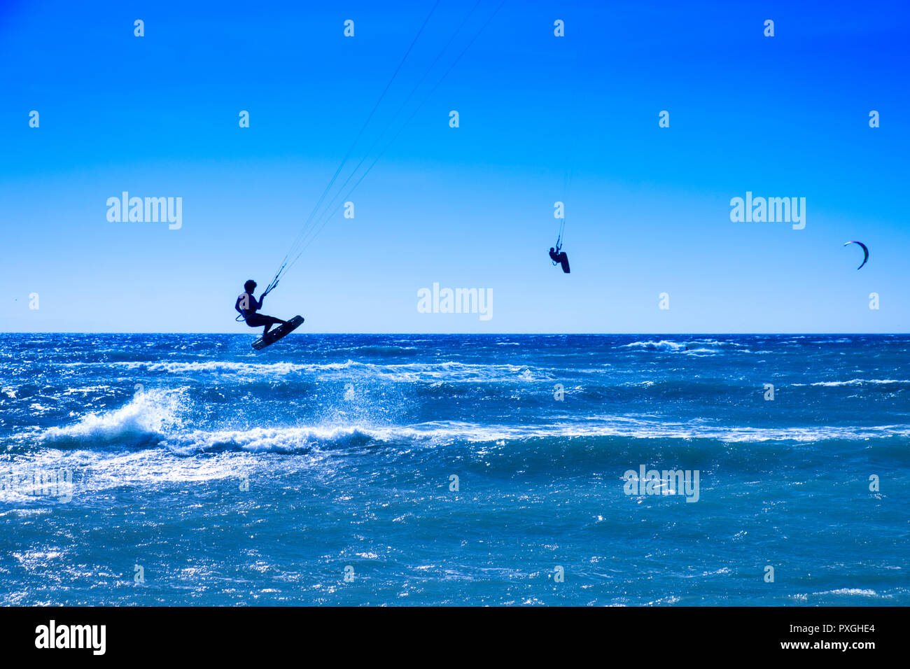 Windsurf jump hi-res stock photography and images - Alamy
