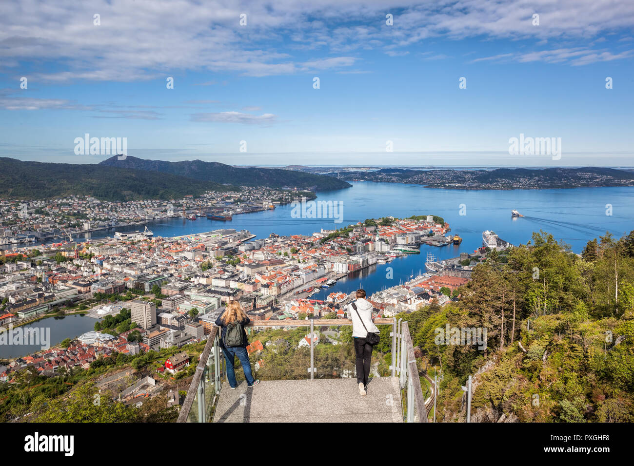 Floyen panorama hi-res stock photography and images - Alamy