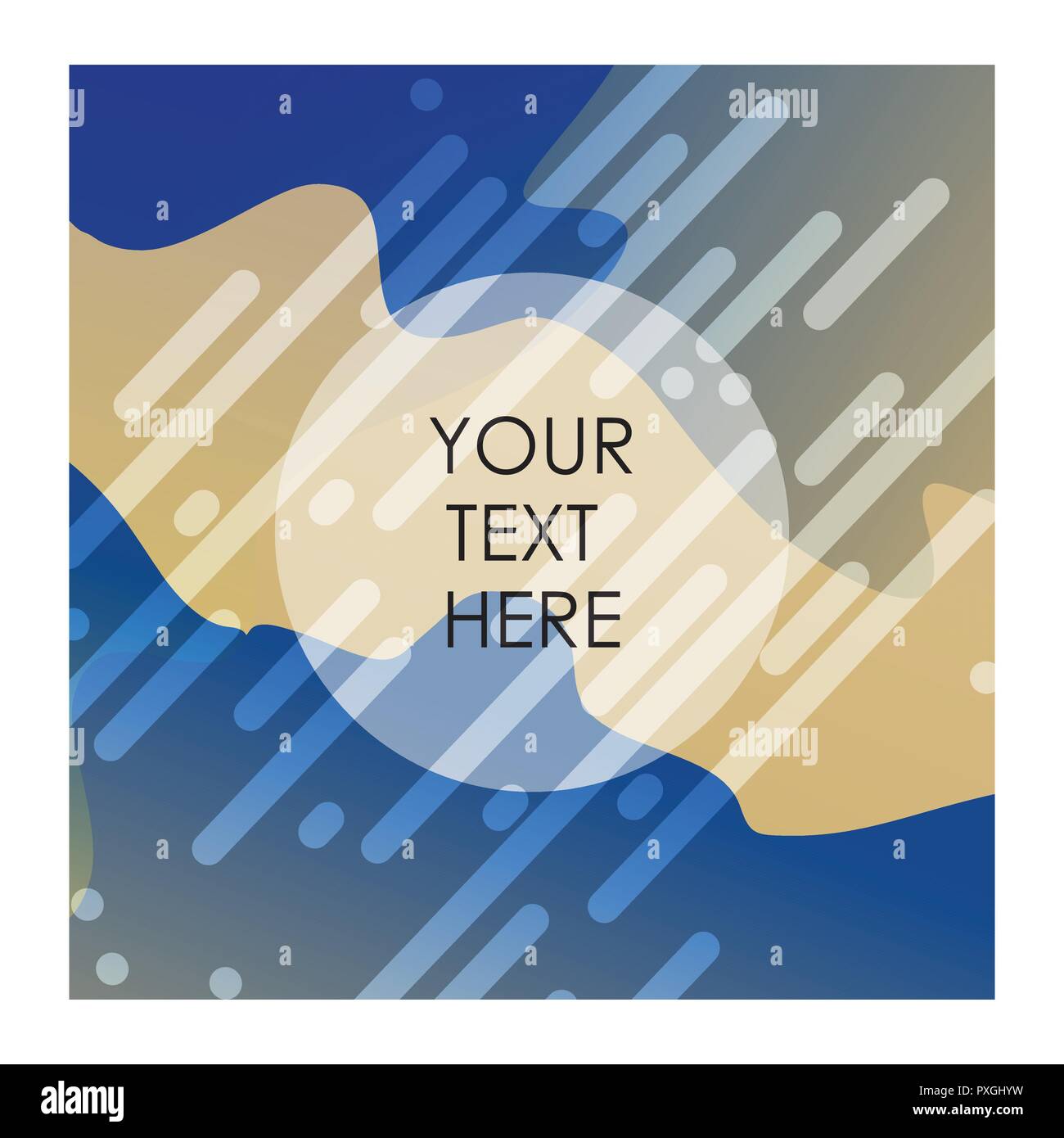 Blue and Offwhite colour background with typography vector Stock Vector ...