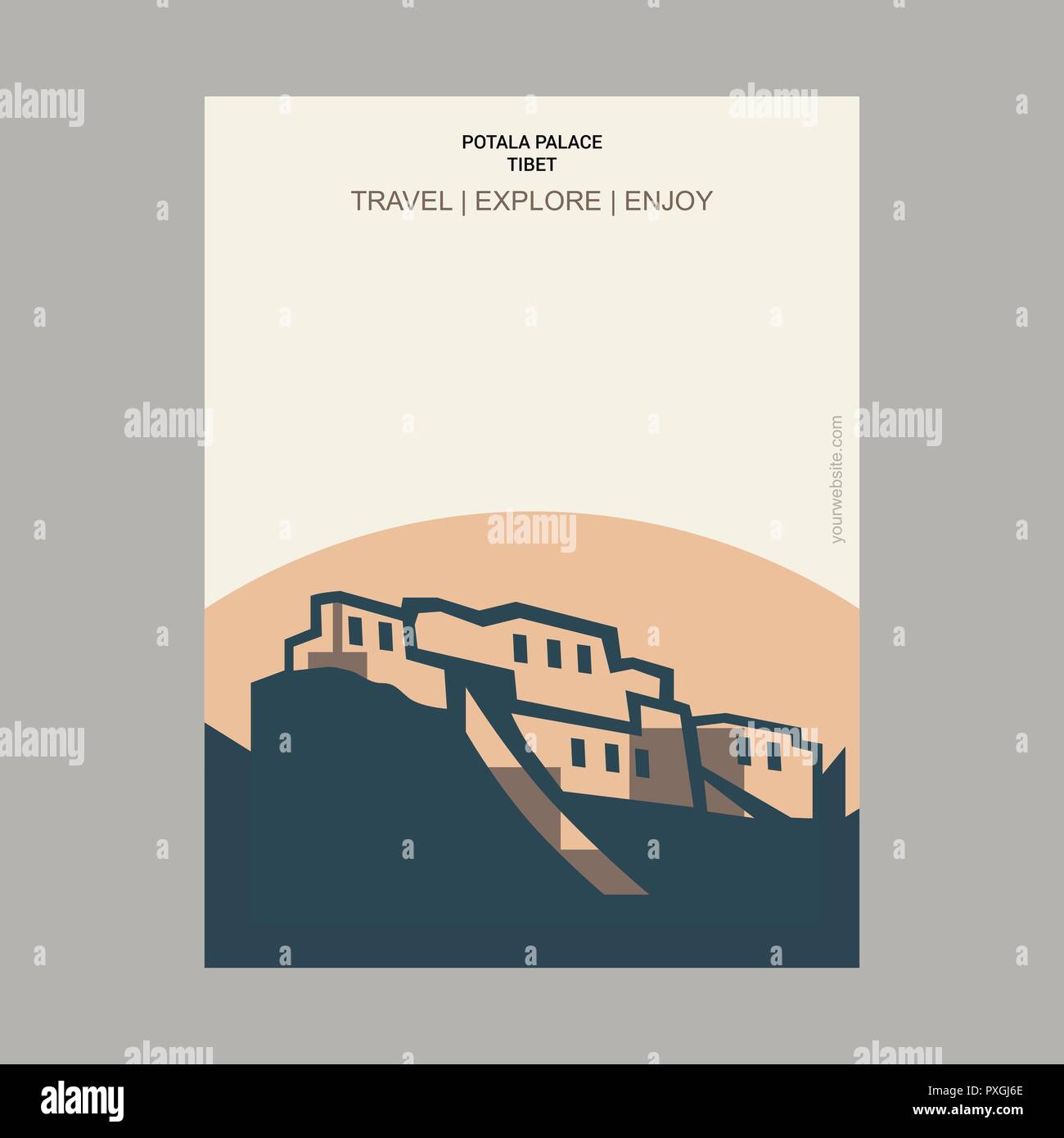 Potala style Stock Vector Images - Alamy