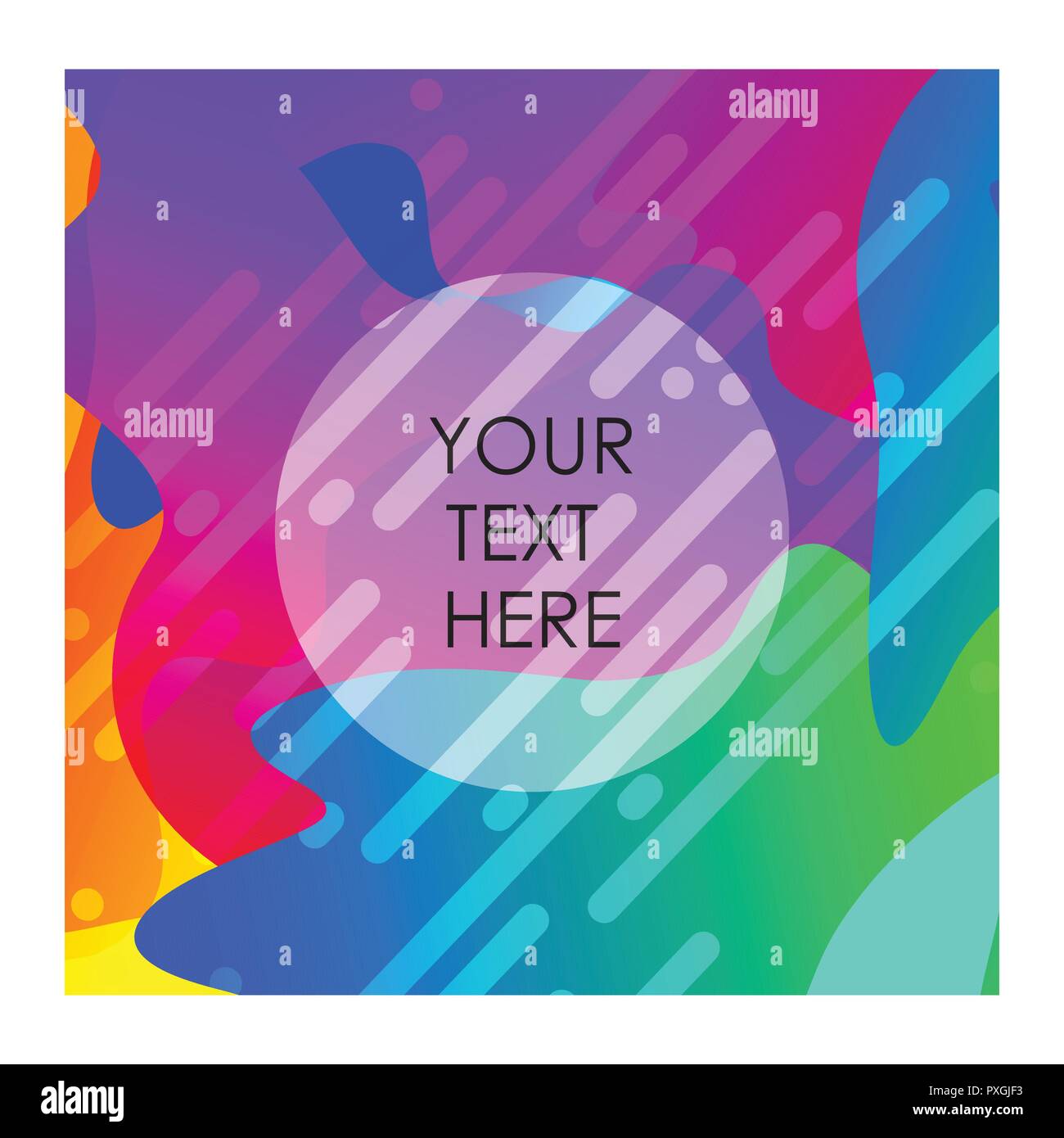 Multicolor background with typography vector Stock Vector Image & Art ...