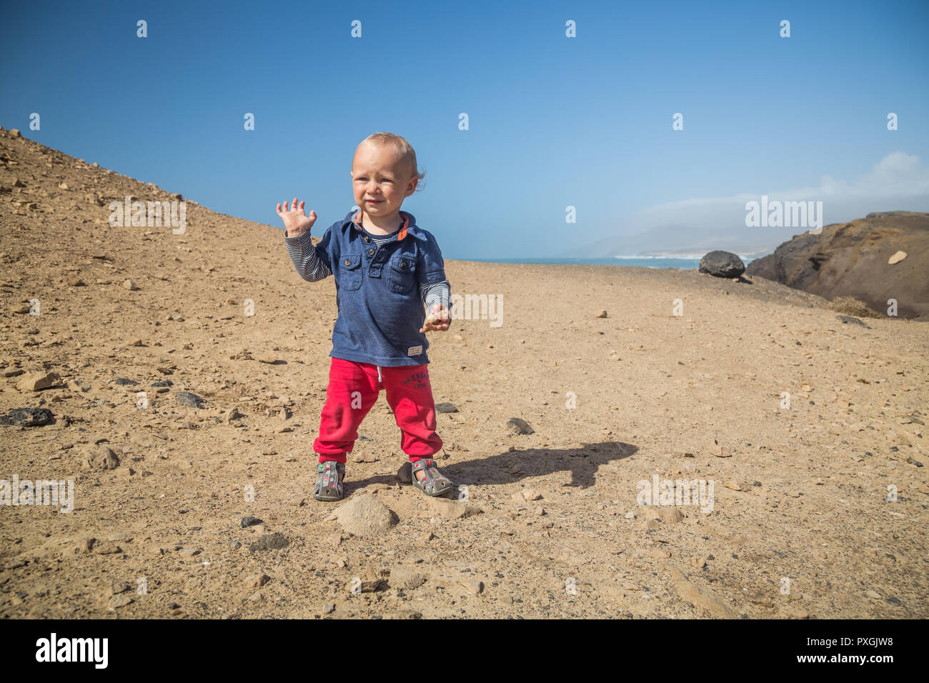 Baby taking first steps hi-res stock photography and images - Alamy