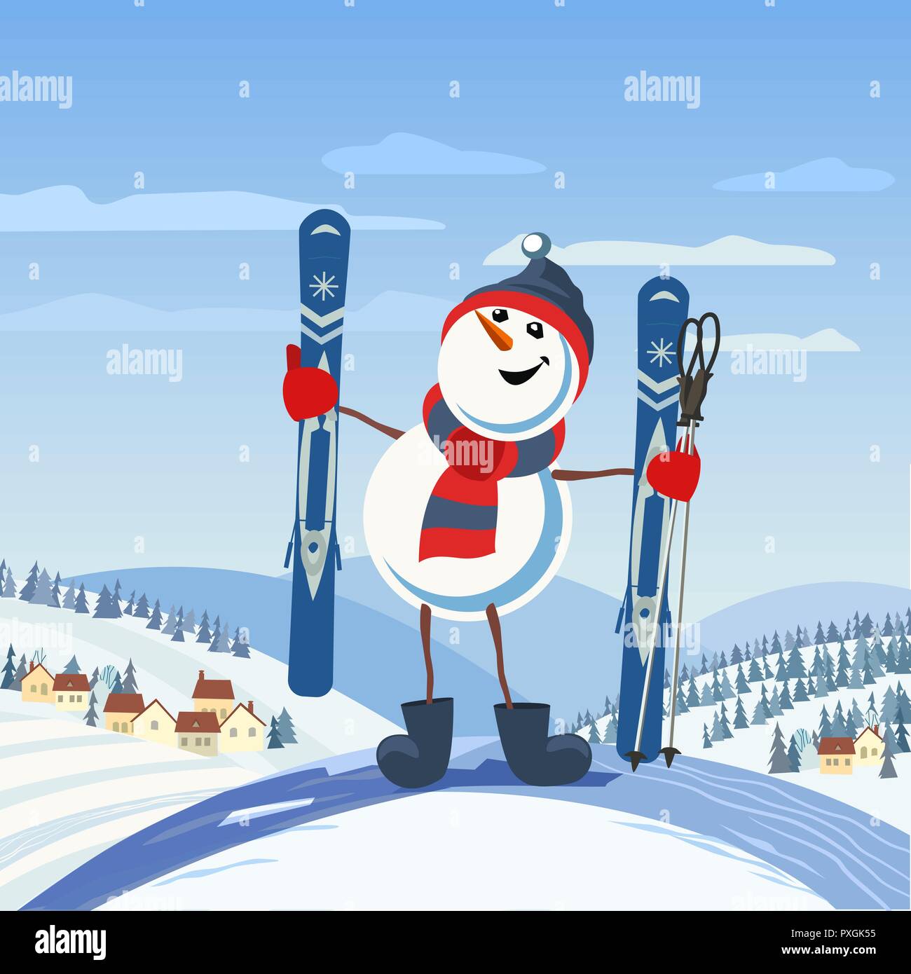 Fancy winter poster Stock Vector Image & Art - Alamy