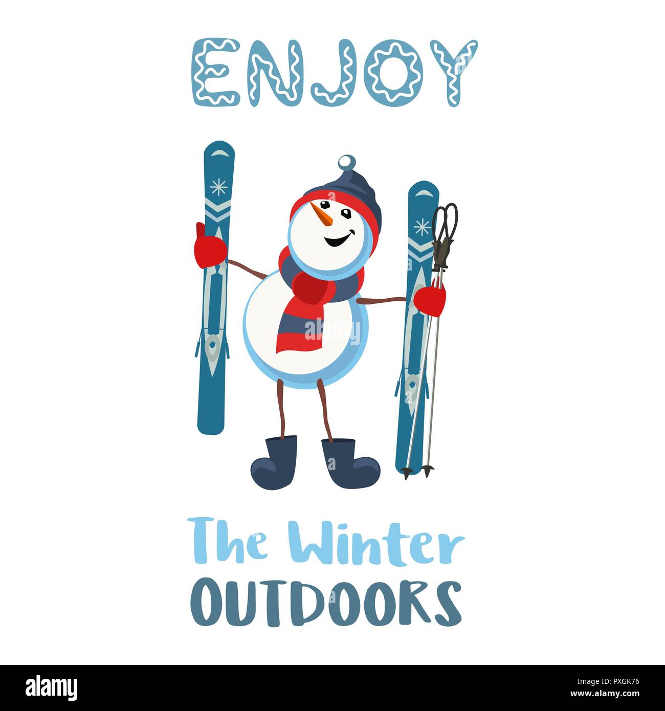 Skier poster Stock Vector Images - Alamy