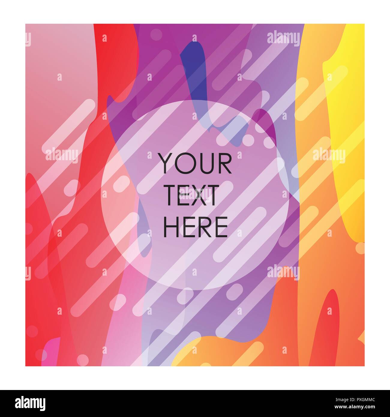 Colorful background with typography vector Stock Vector Image & Art - Alamy