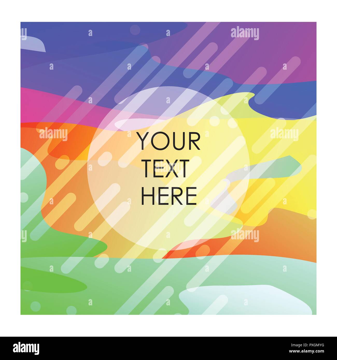Colorful background with typography design vector Stock Vector Image ...