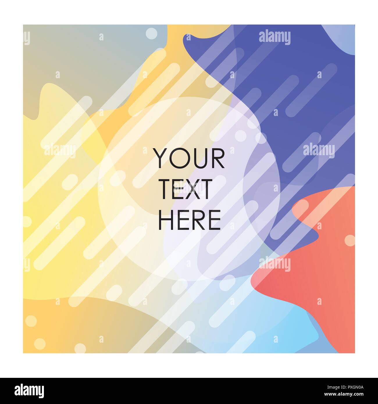 Colorful background with typography design vector Stock Vector Image ...