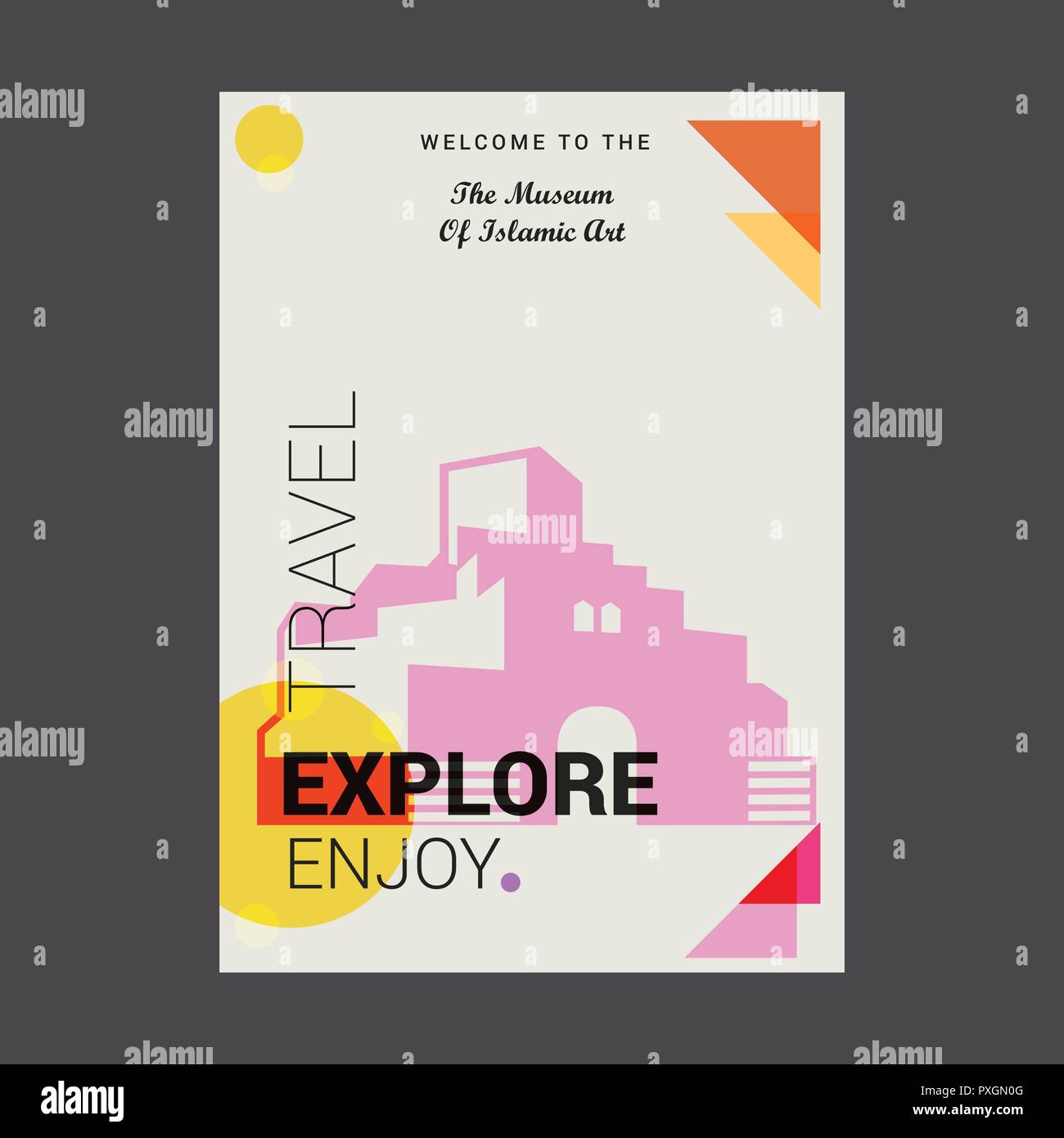 Museum of islamic art qatar Stock Vector Images - Alamy