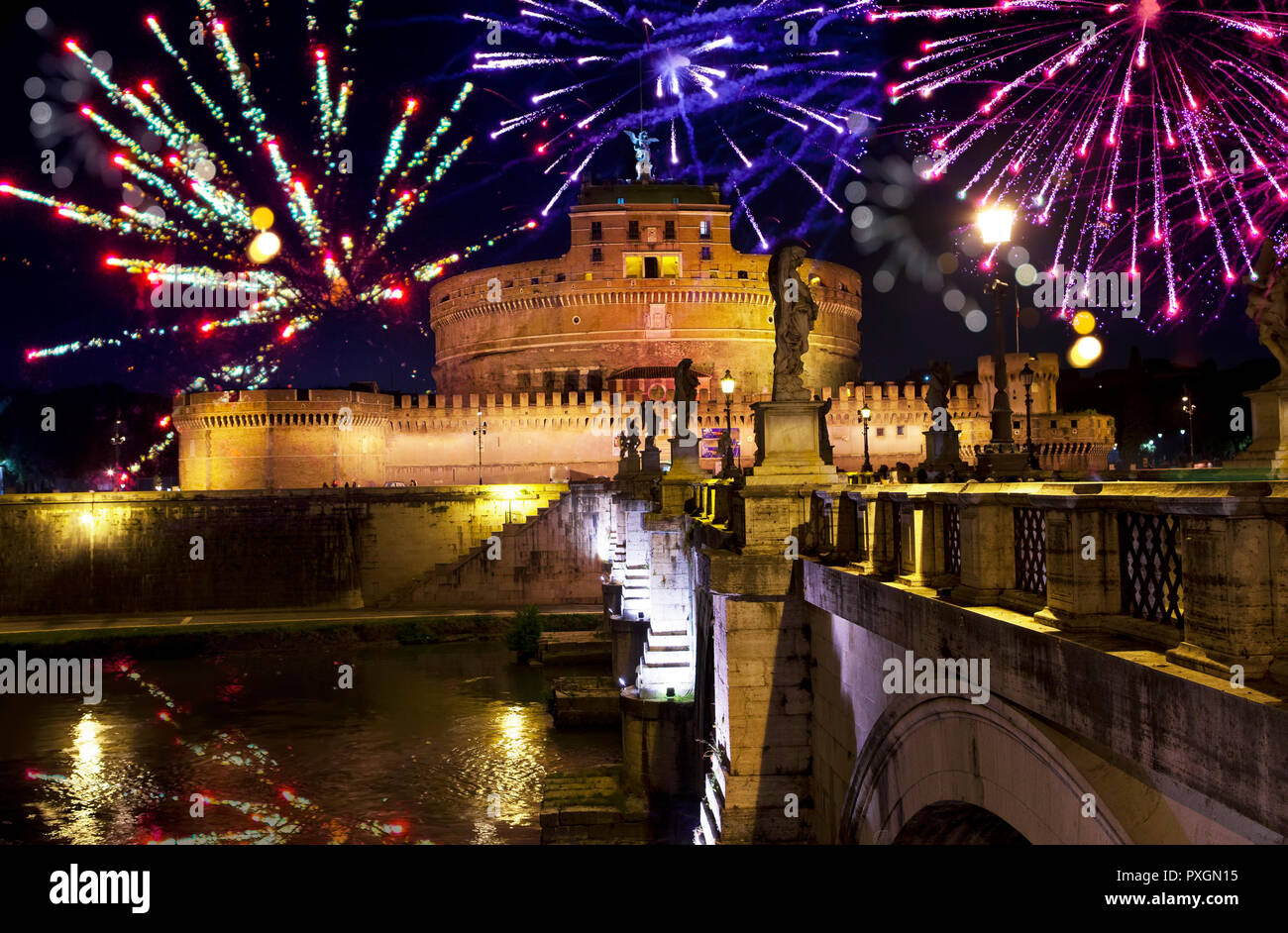 Castel sant angelo river hi-res stock photography and images - Alamy