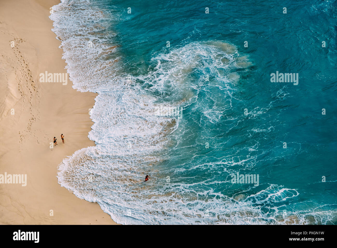 Drone aerial texture exotic lagoon hi-res stock photography and images ...