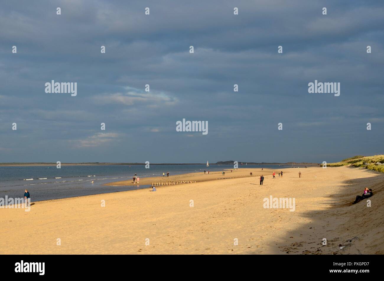 Strolling at brancaster beach hi-res stock photography and images - Alamy