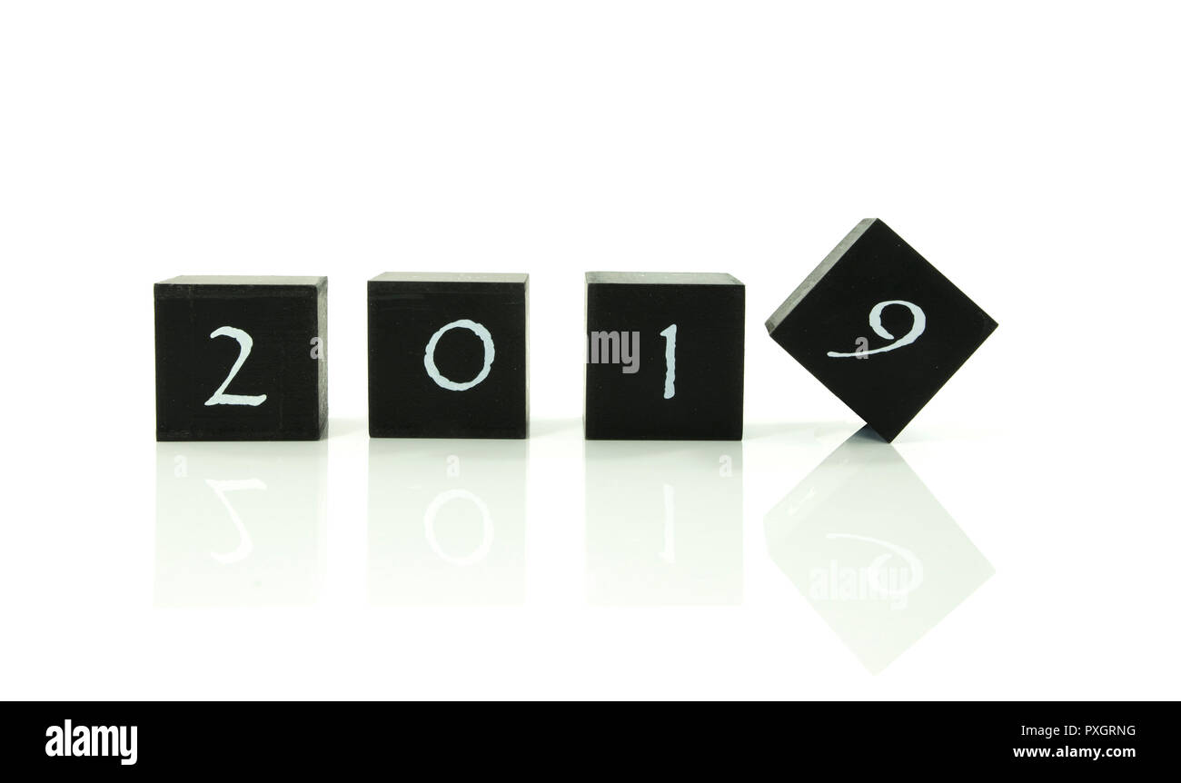 Happy new year time square Cut Out Stock Images & Pictures - Alamy