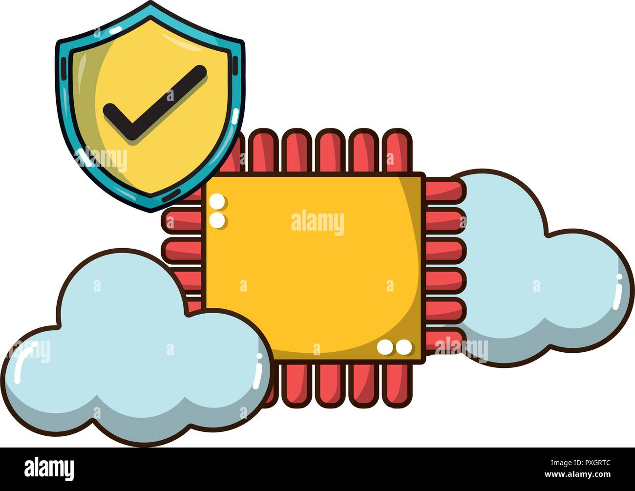 cybersecurity threat cartoon Stock Vector Image & Art - Alamy