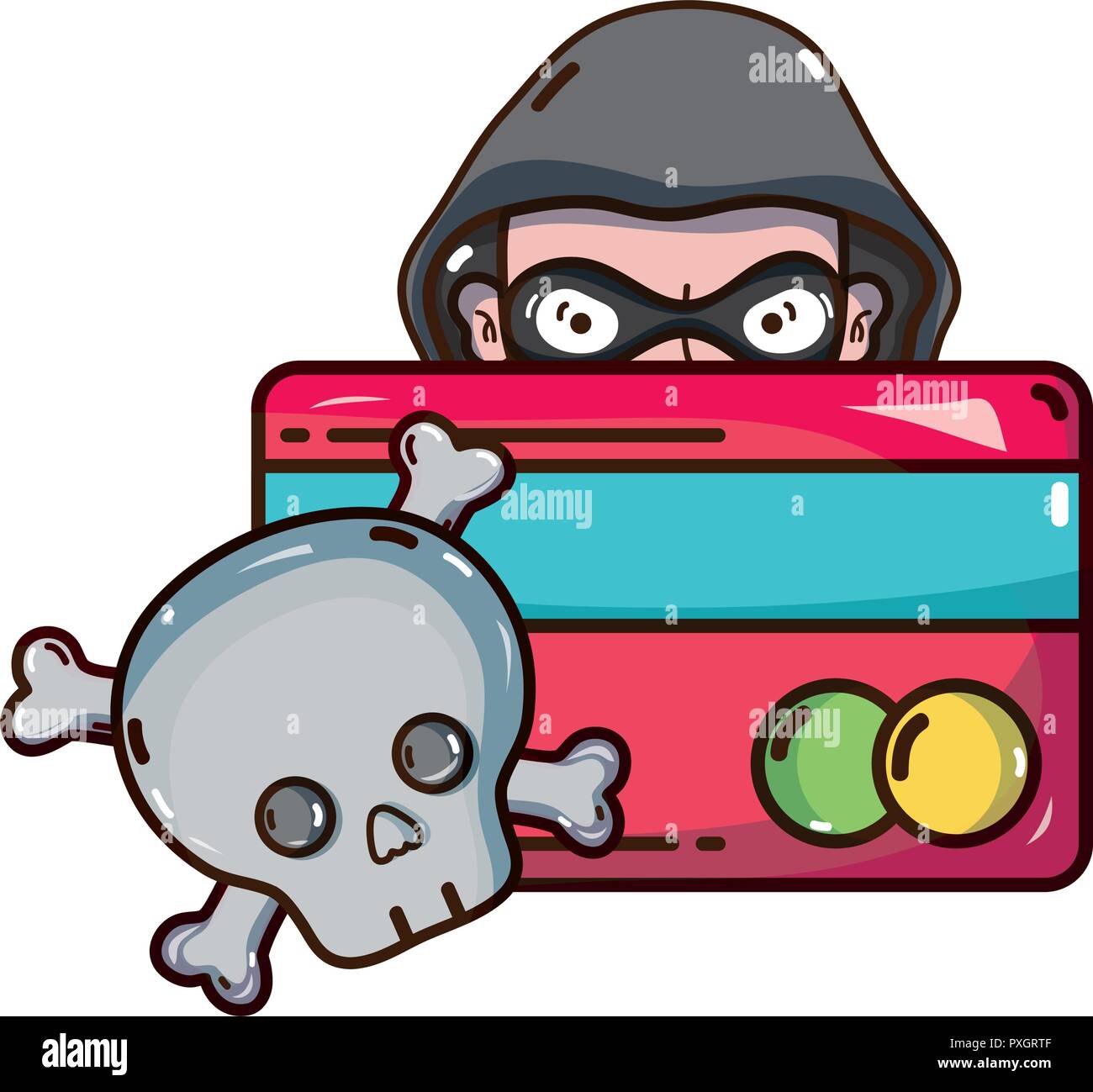 cybersecurity threat cartoon Stock Vector Image & Art - Alamy