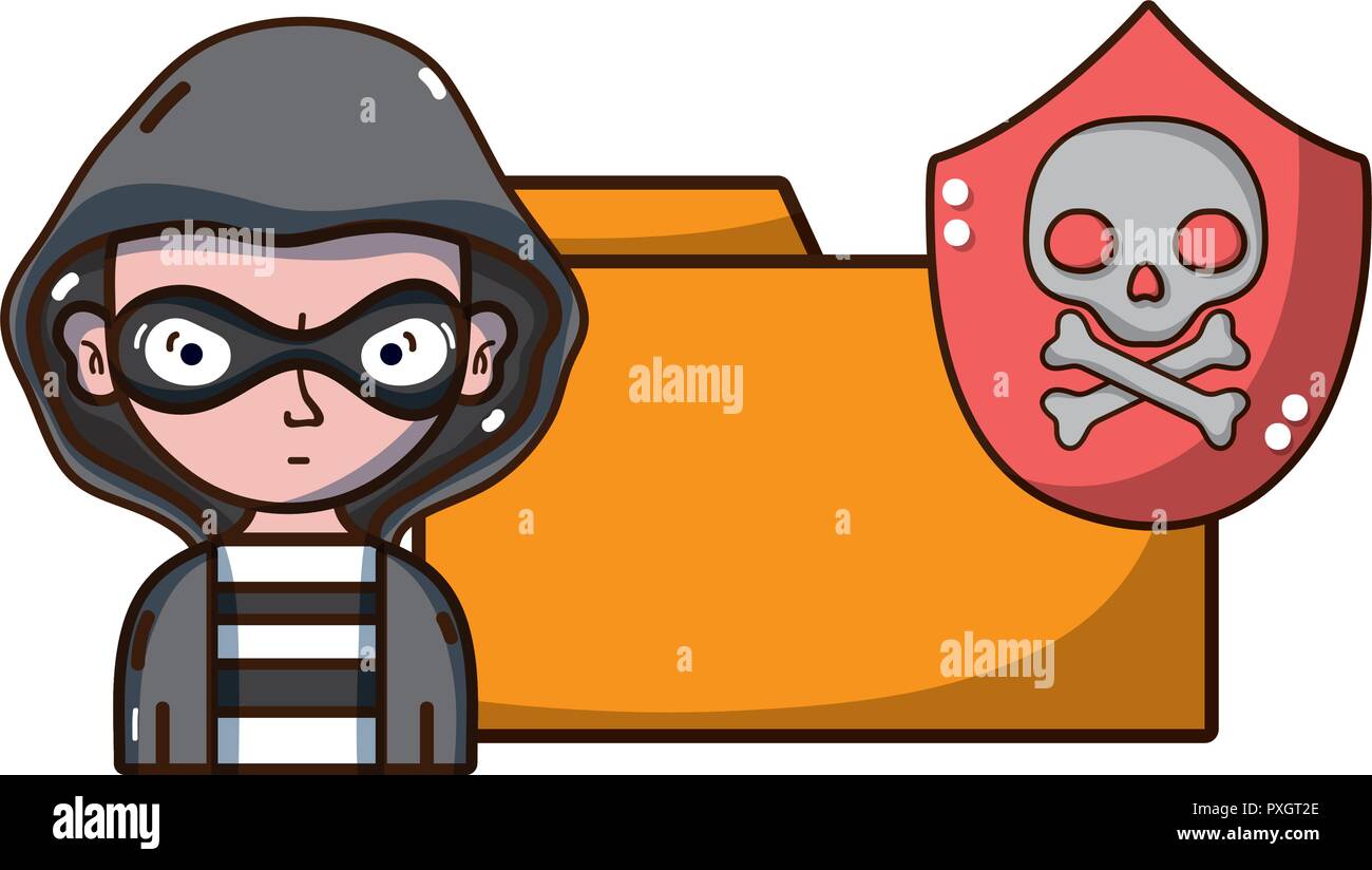 cybersecurity threat cartoons Stock Vector Image & Art - Alamy