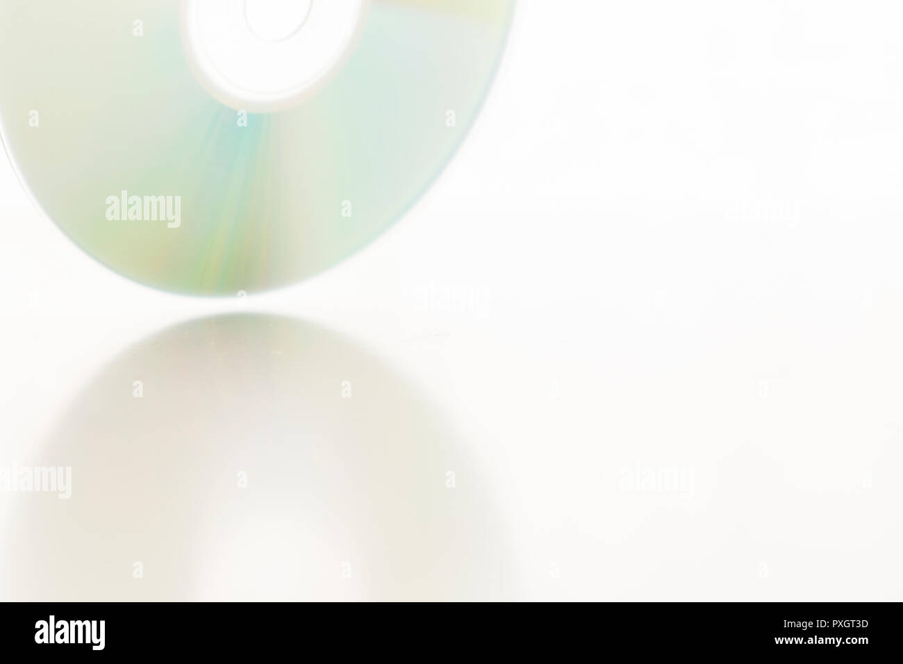 A White background with dvd with copyspace for text Stock Photo - Alamy