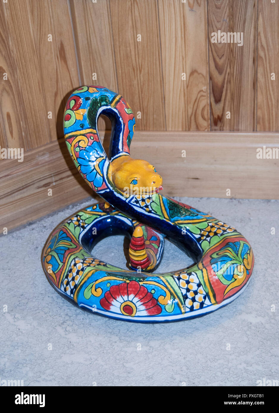 Spring garden festival in North Florida, selling colorful ceramic ...
