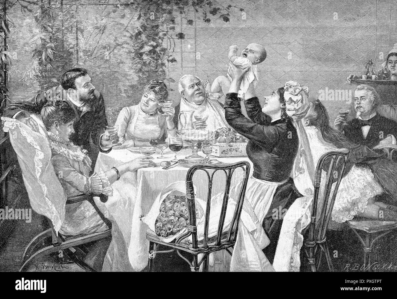 German party hi-res stock photography and images - Alamy