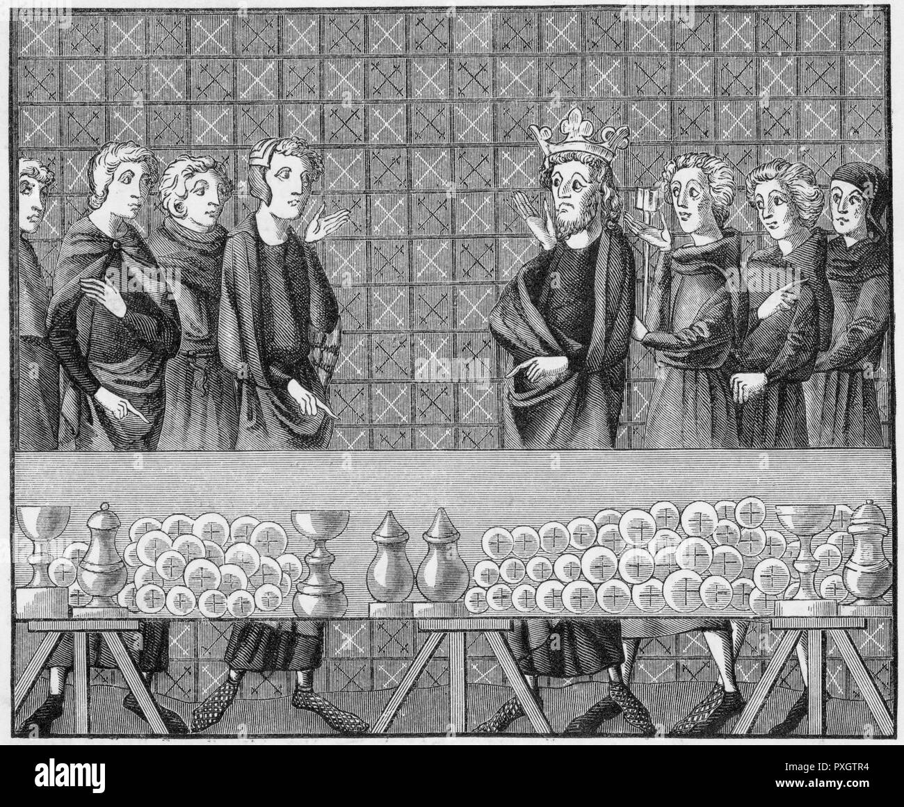 Medieval courtiers hi-res stock photography and images - Alamy