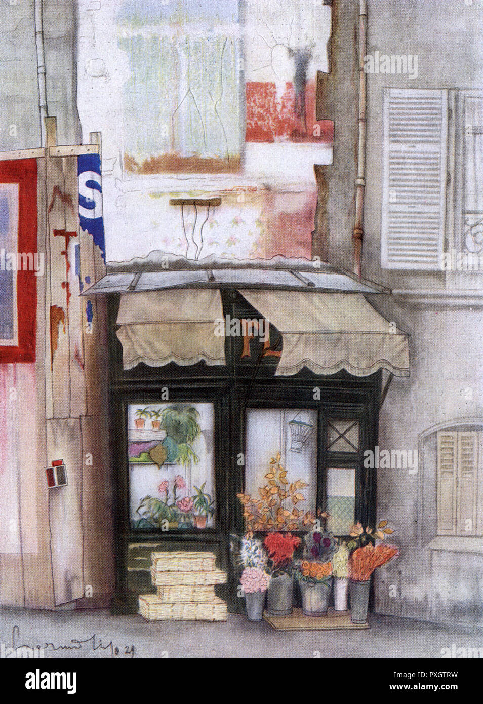 PARIS FLORIST SHOP Stock Photo - Alamy