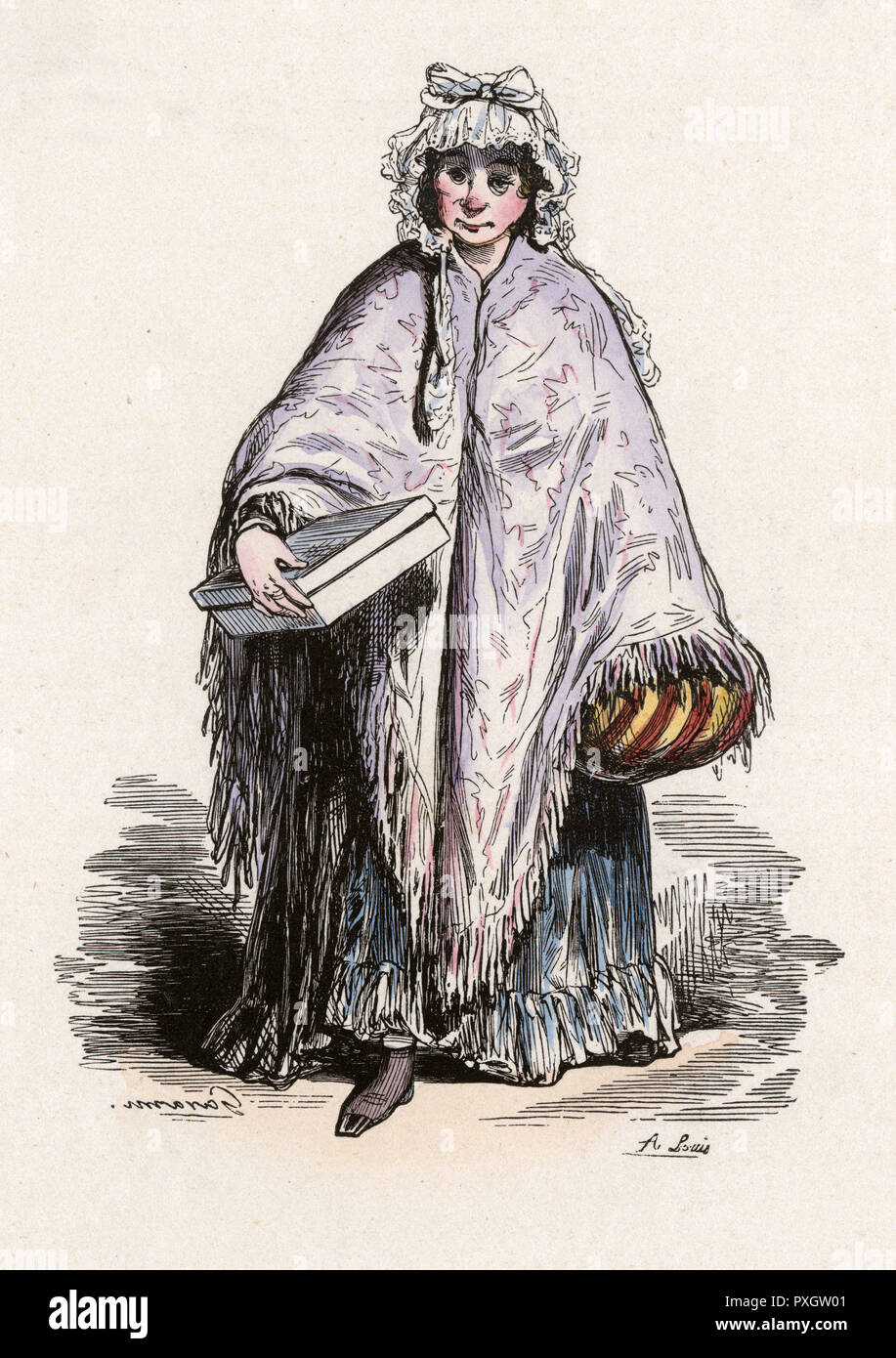 OLD CLOTHES DEALER 1850 Stock Photo - Alamy