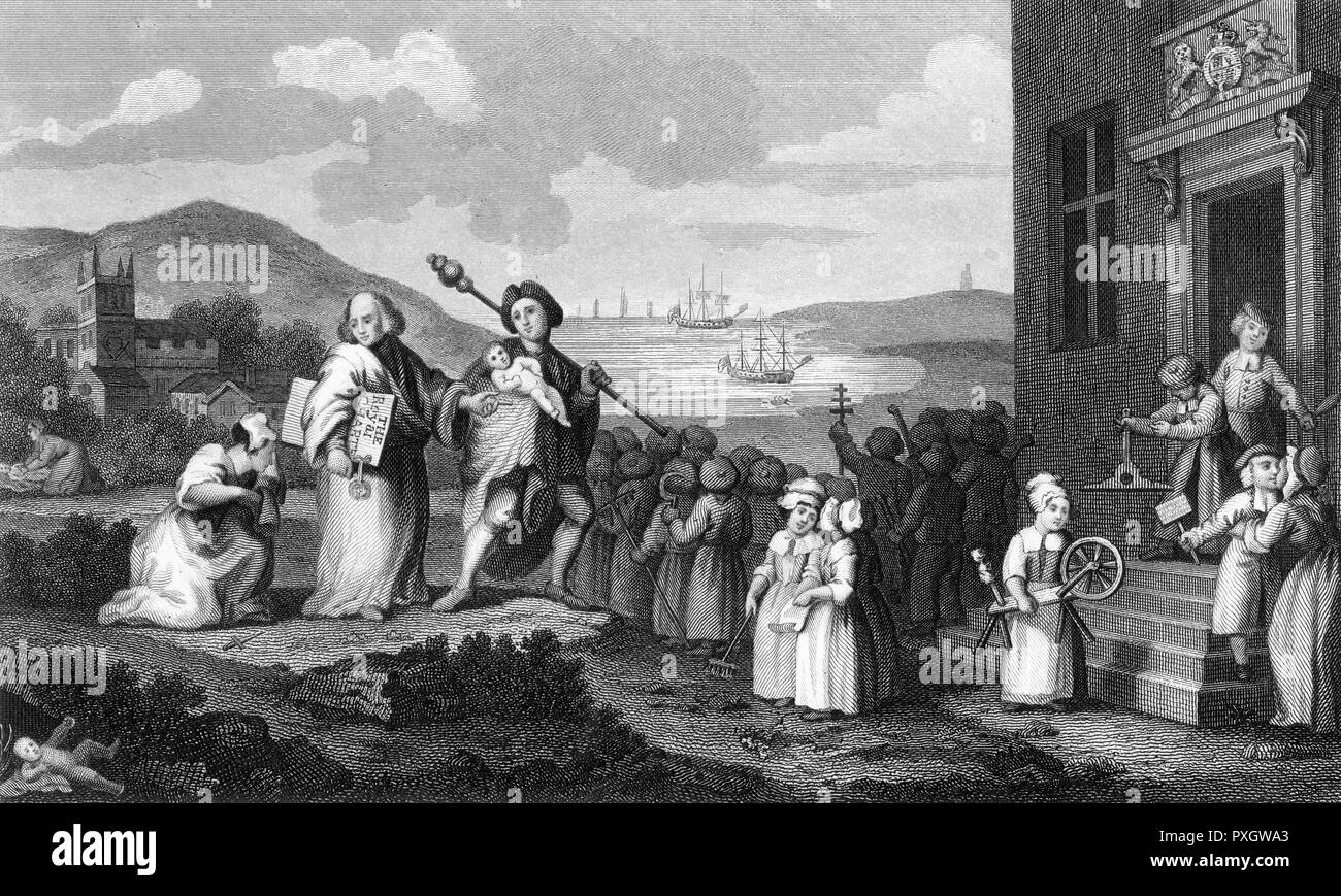 THE FOUNDLINGS (HOGARTH Stock Photo - Alamy