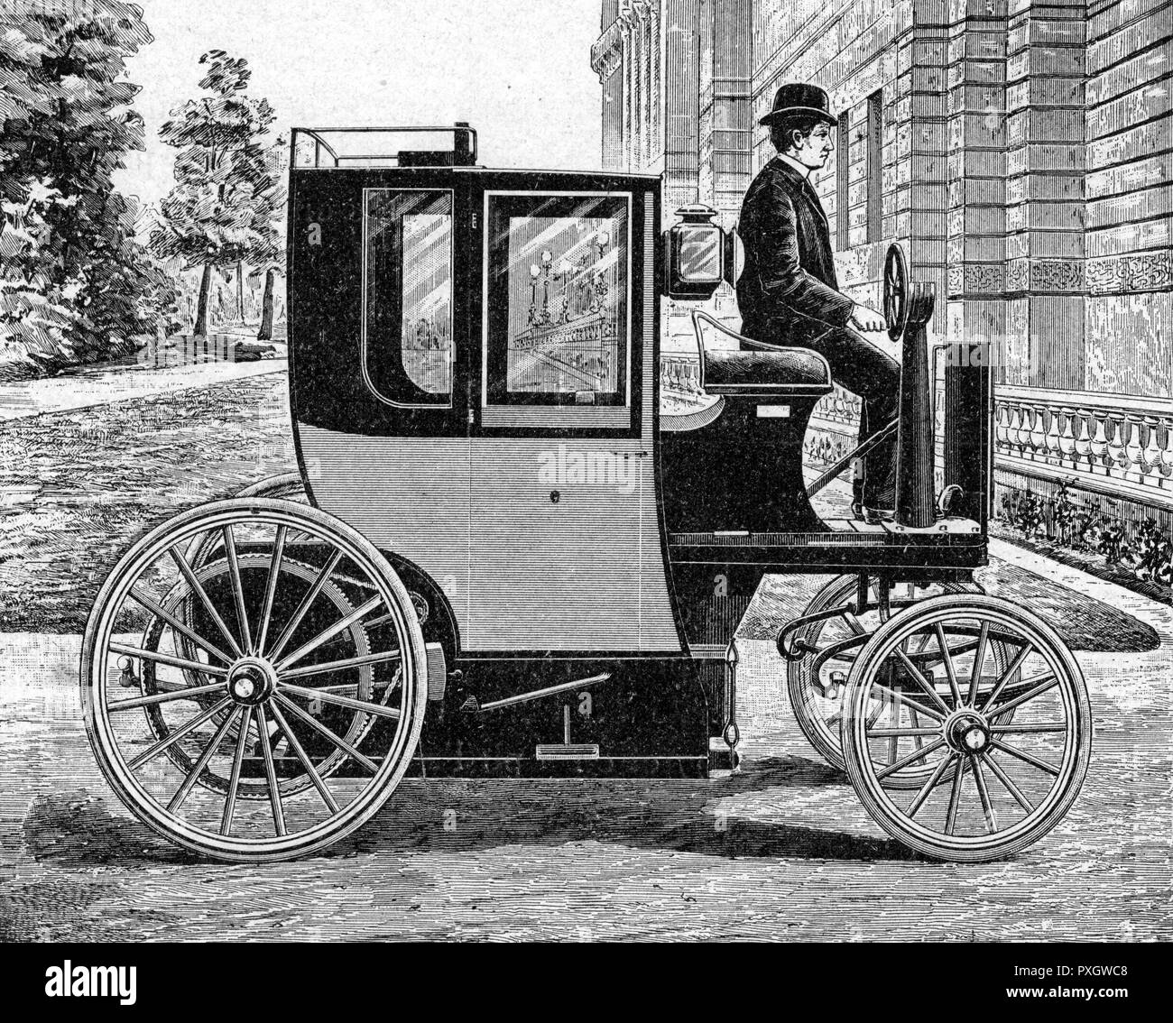 ELECTRIC CAB. LONDON Stock Photo - Alamy
