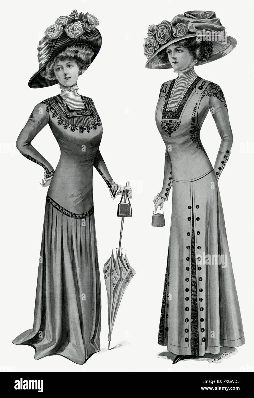 1909 fashion hi-res stock photography and images - Alamy