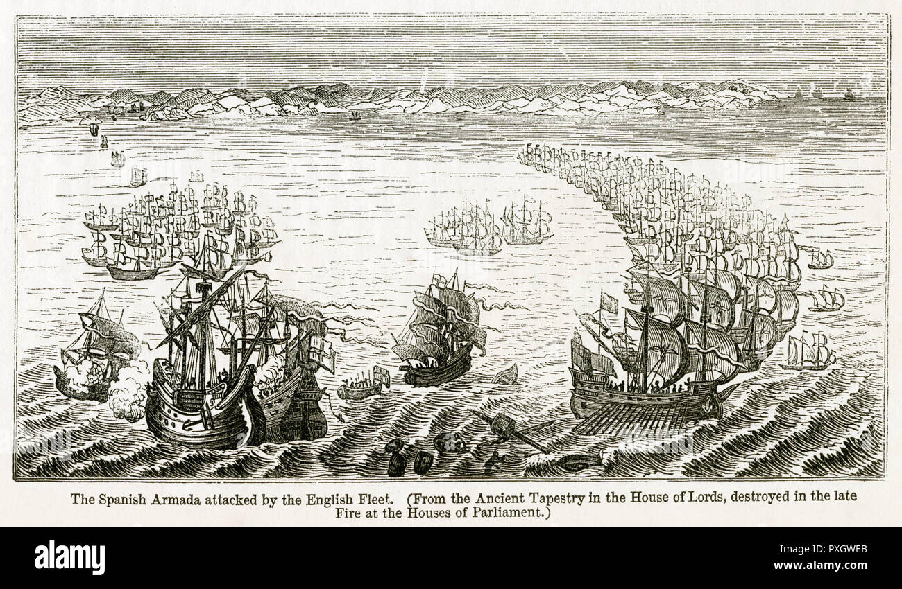 Spanish Armada Battle Stock Photos & Spanish Armada Battle Stock Images ...