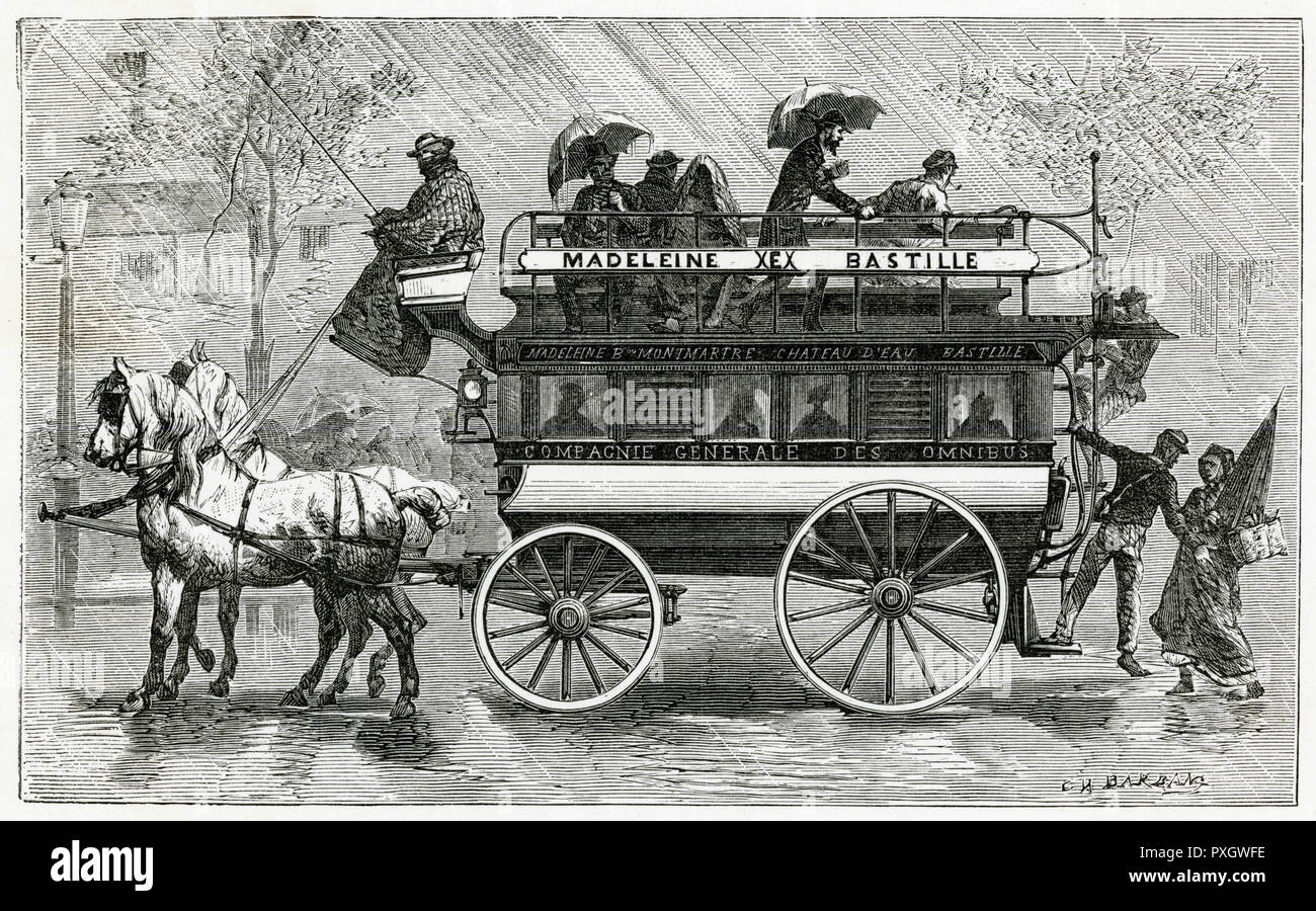 Horse drawn bus hi-res stock photography and images - Alamy