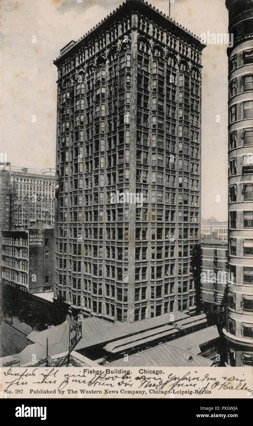 The Fisher Building, Chicago, USA Stock Photo - Alamy