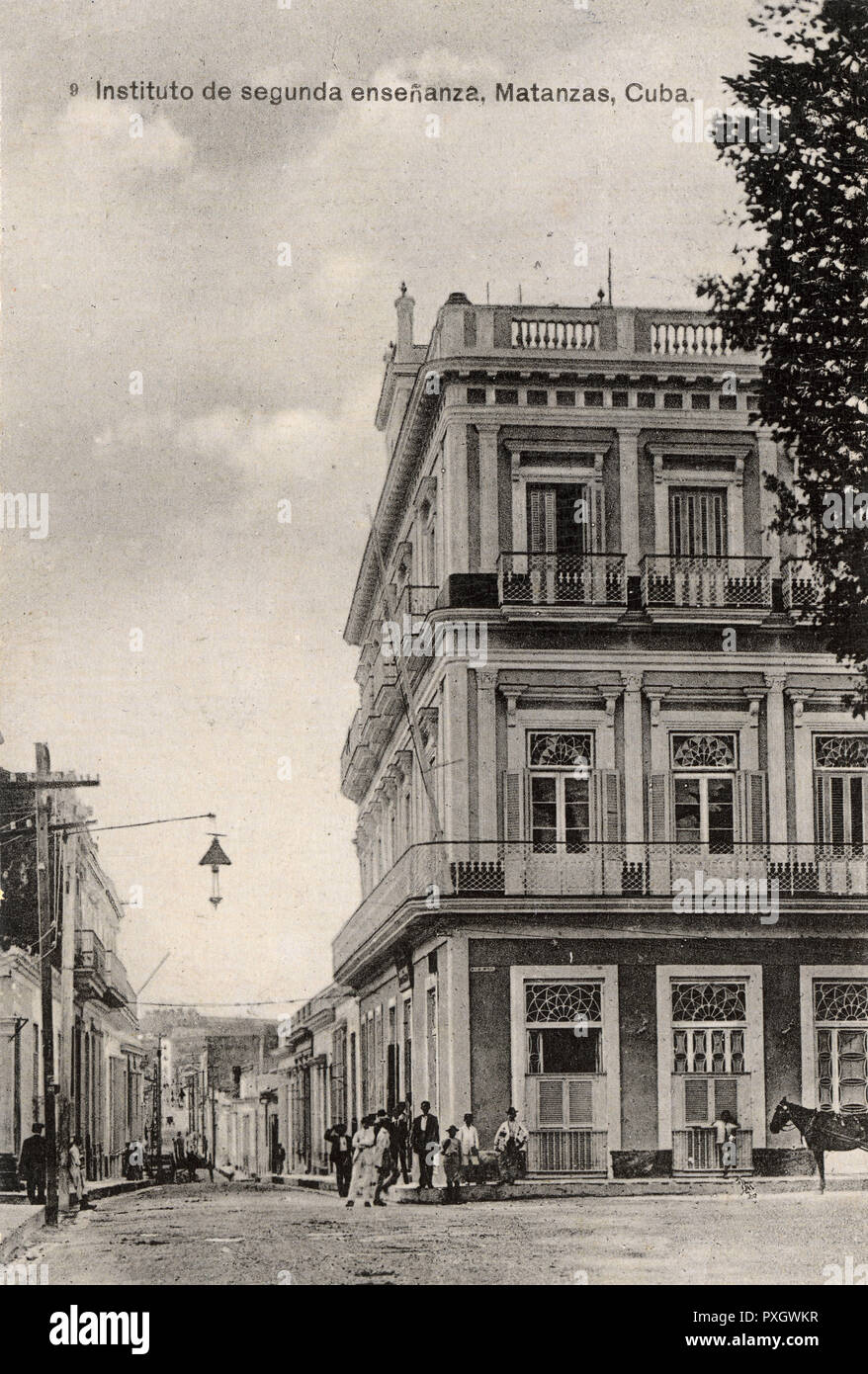 Matanzas, Cuba - Grammar School Stock Photo - Alamy