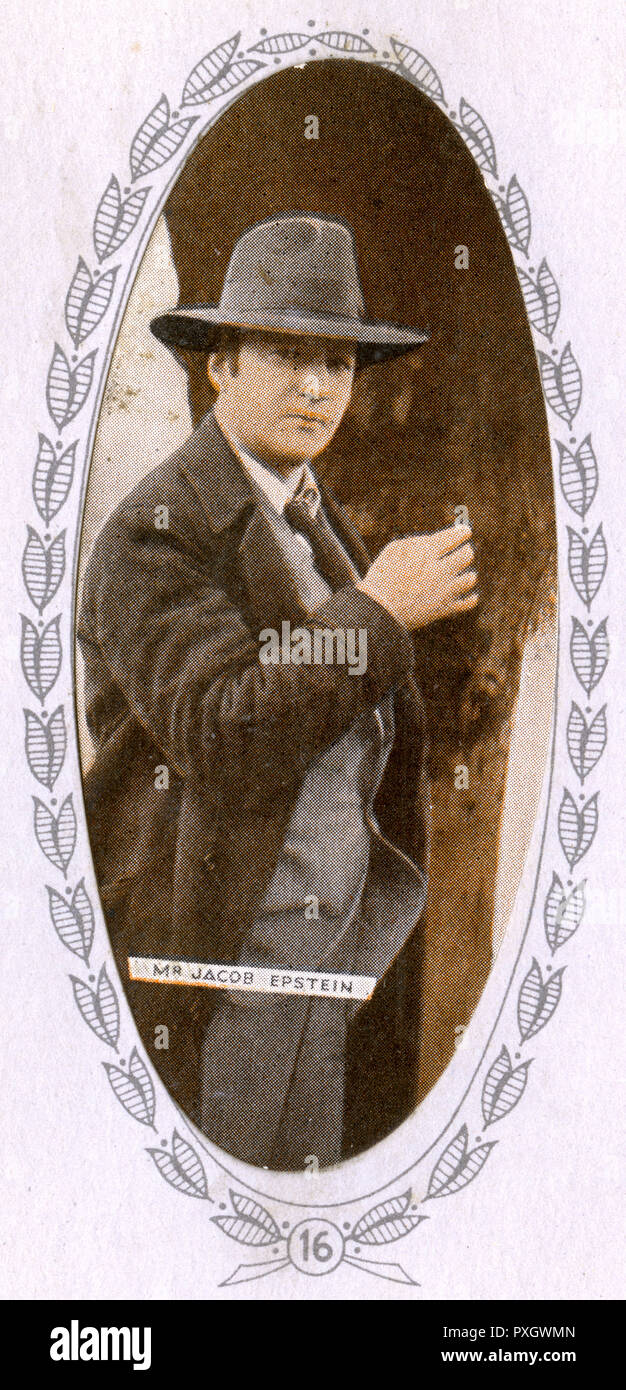 Jacob Epstein - Sculptor Stock Photo - Alamy