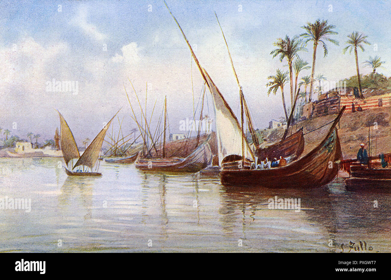 River Nile near Port Said, Egypt Stock Photo - Alamy