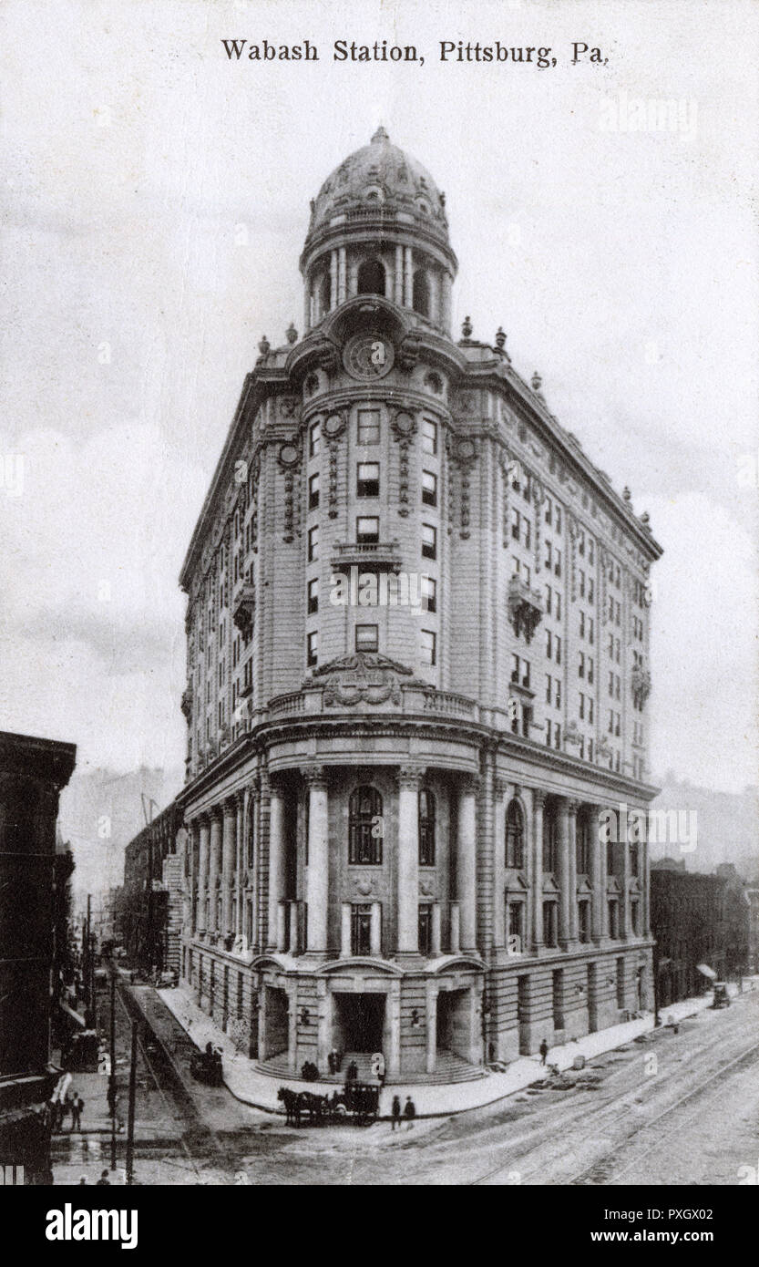 Wabash Pittsburgh Terminal Railroad Station, Pittsburgh, Pennsylvania ...
