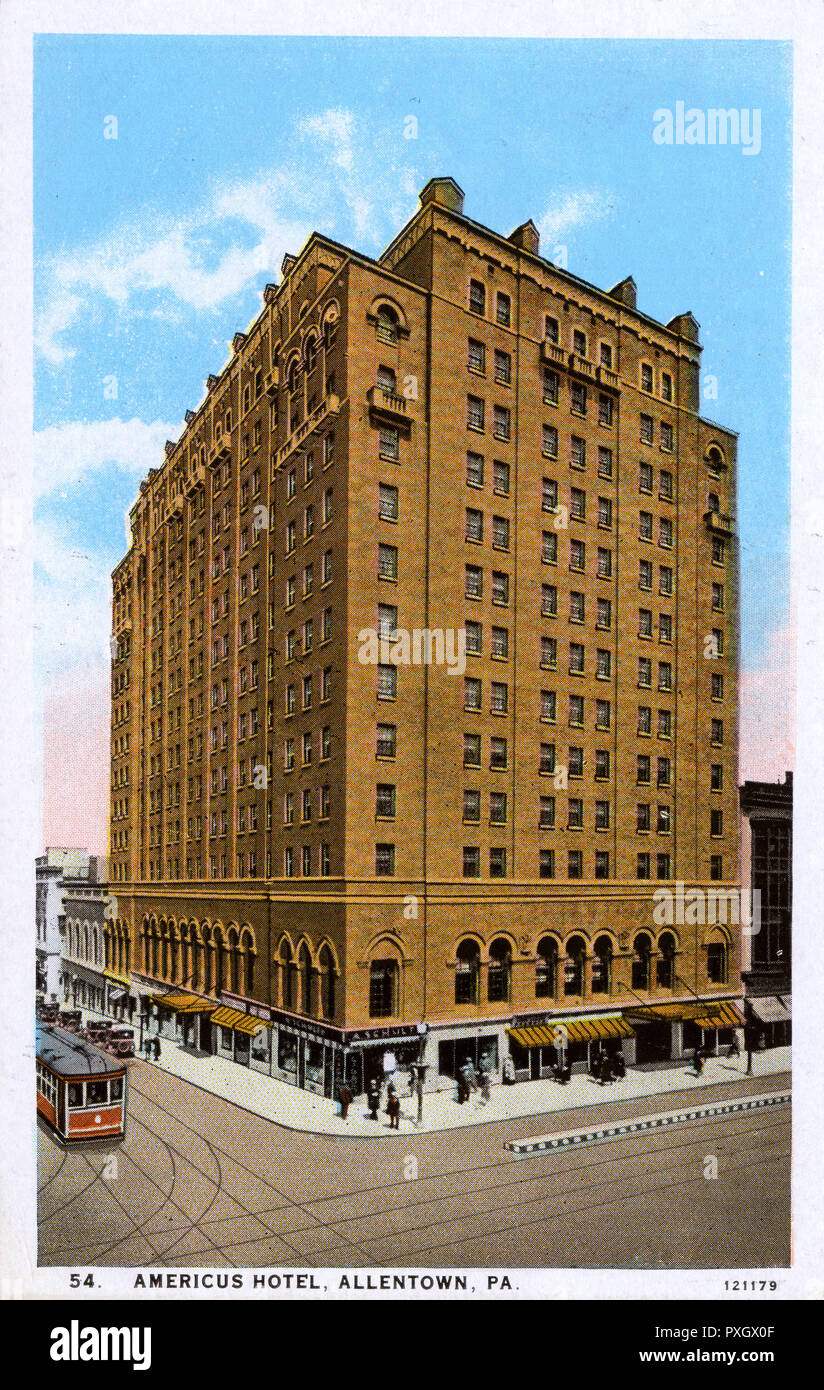 Americus Hotel, Allentown, Pennsylvania, USA Stock Photo - Alamy