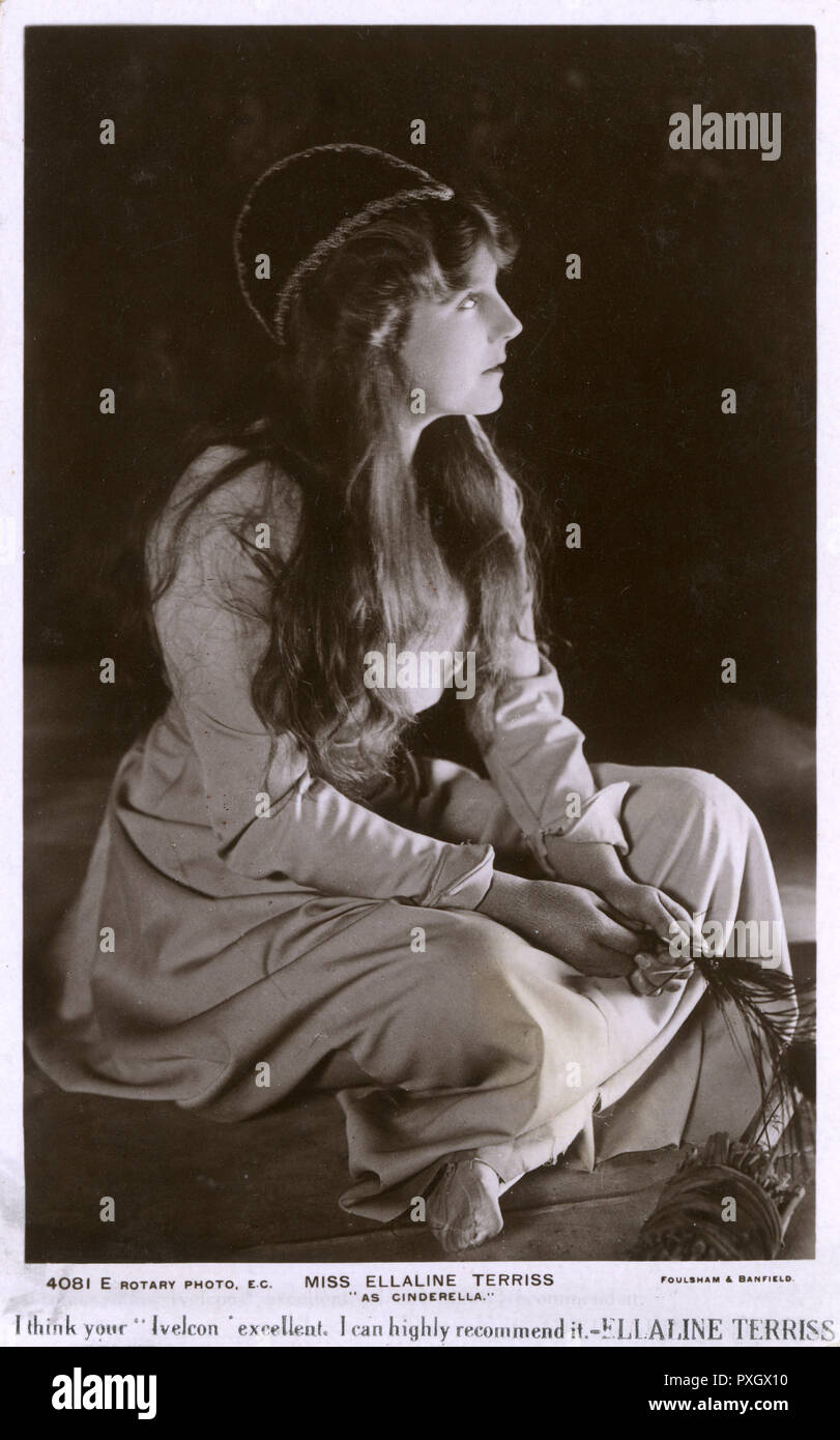 Miss Ellaline Terriss as Cinderella Stock Photo - Alamy