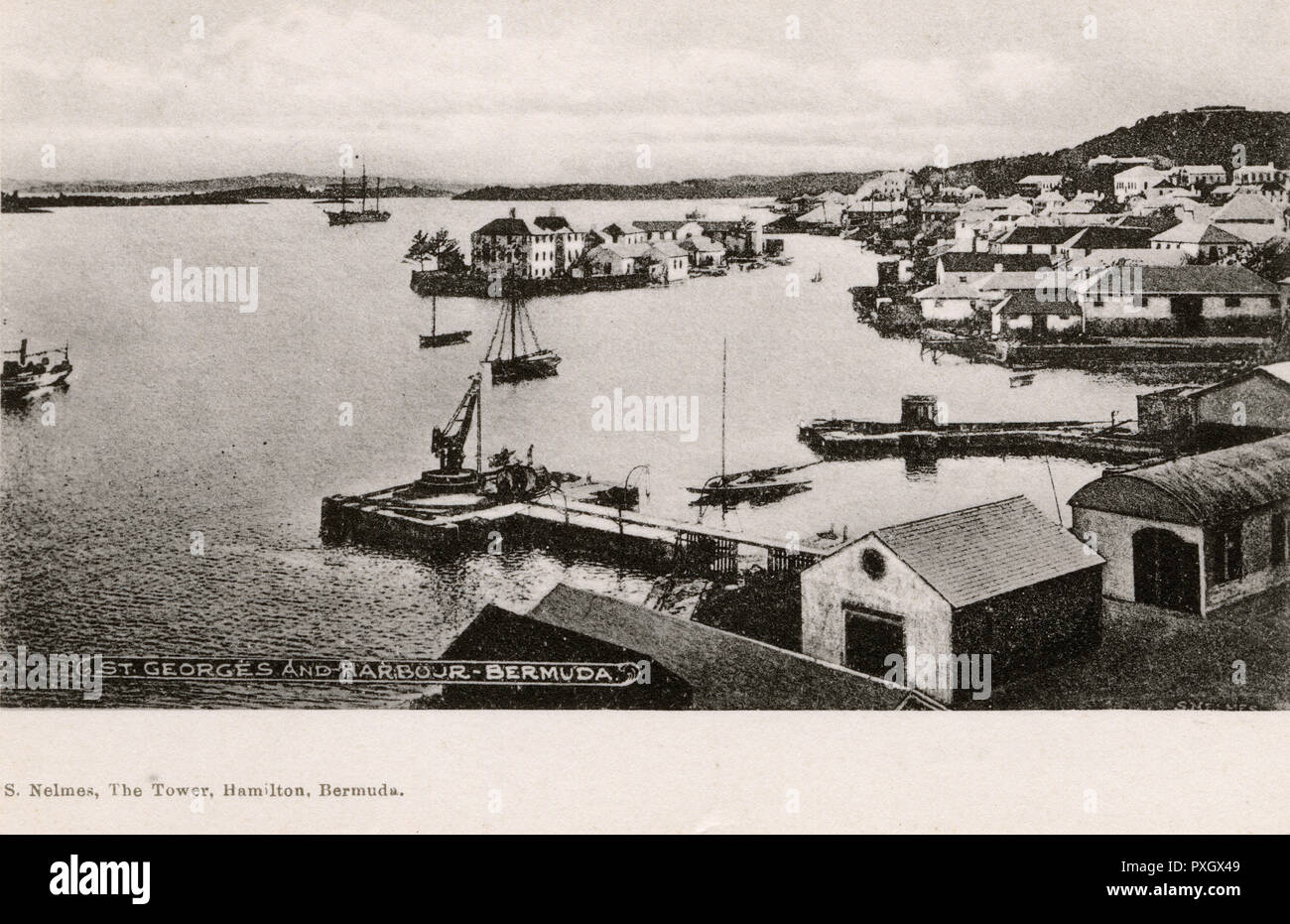 St George's and Harbour - Bermuda Stock Photo - Alamy