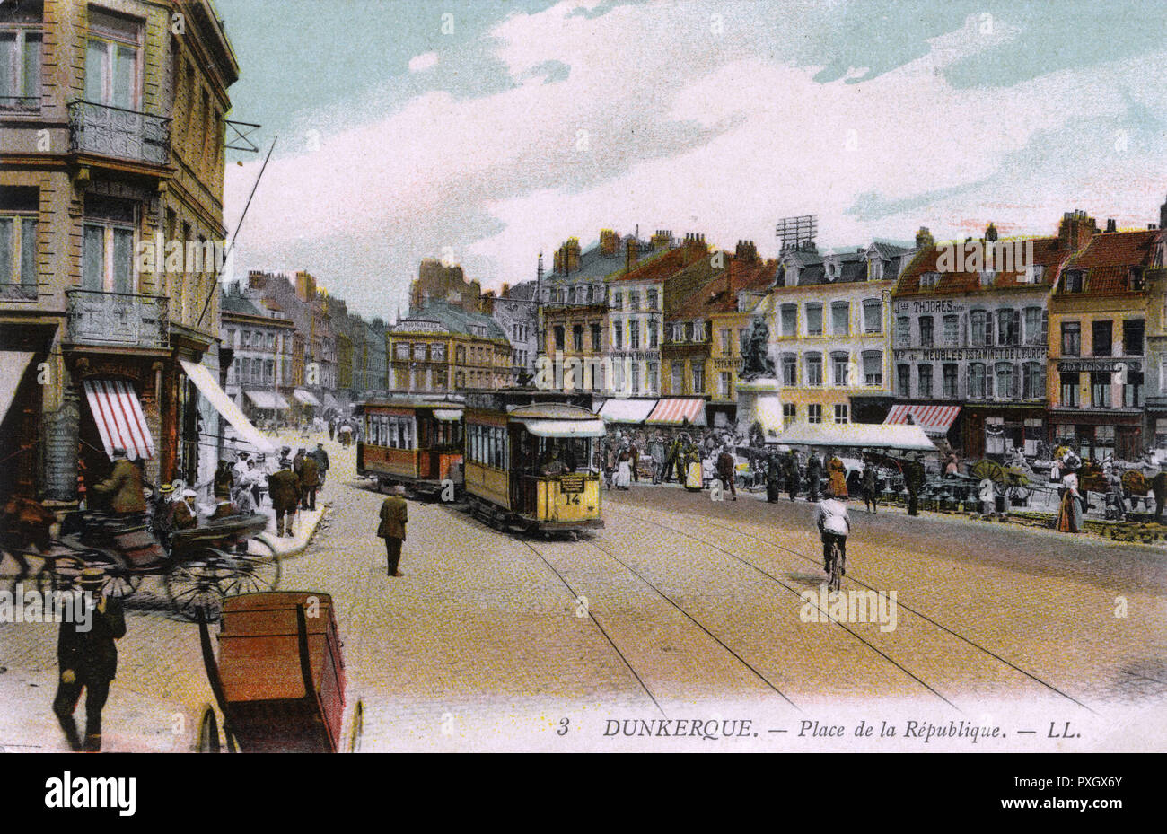 Dunkirk, France - Place de la Republique Stock Photo - Alamy