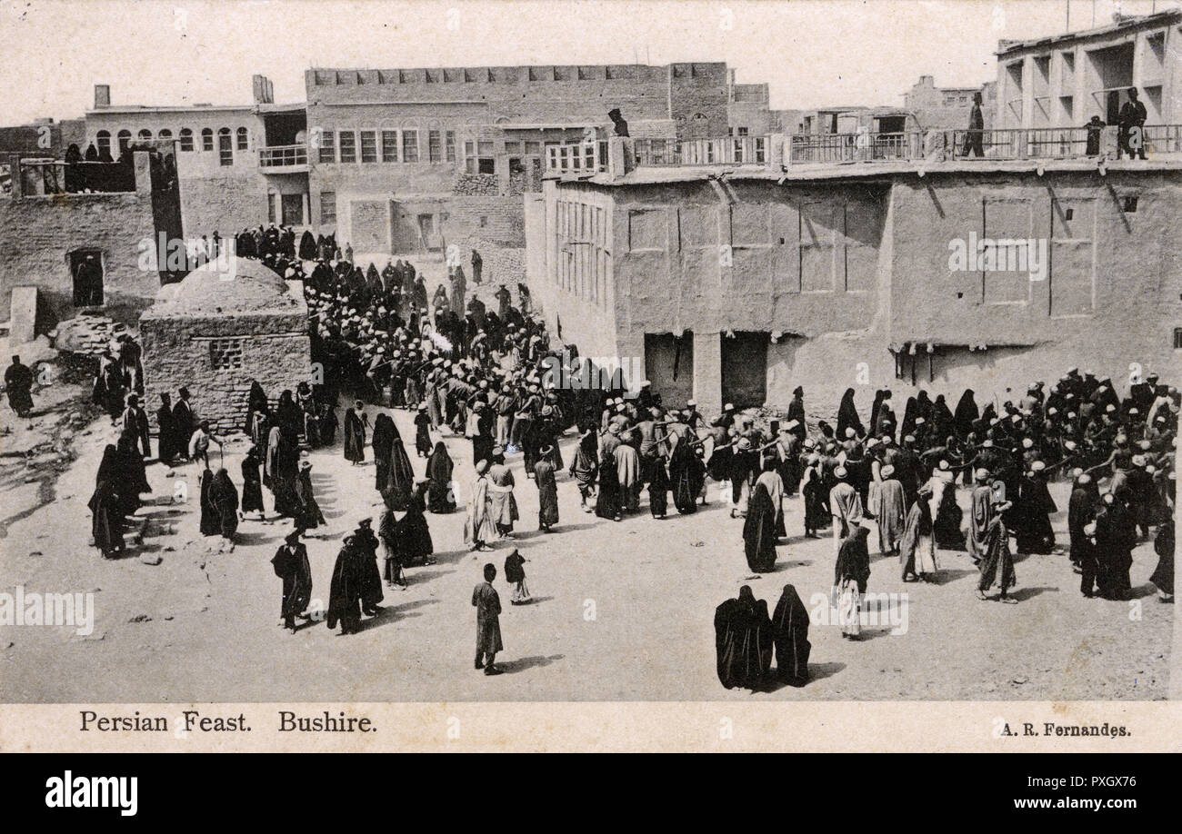 Bushehr, Iran - A Persian Festival Procession Stock Photo - Alamy