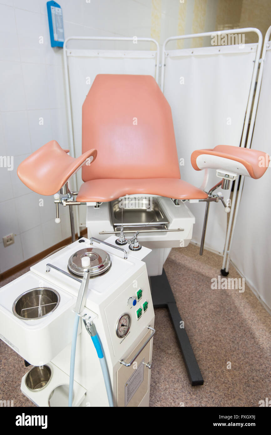 Gynecological cabinet in modern clinic Stock Photo - Alamy