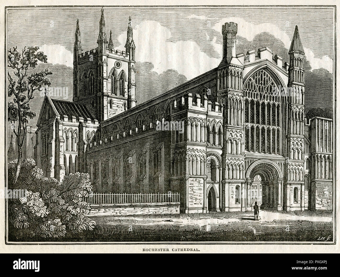 Exterior of rochester cathedral hi-res stock photography and images - Alamy