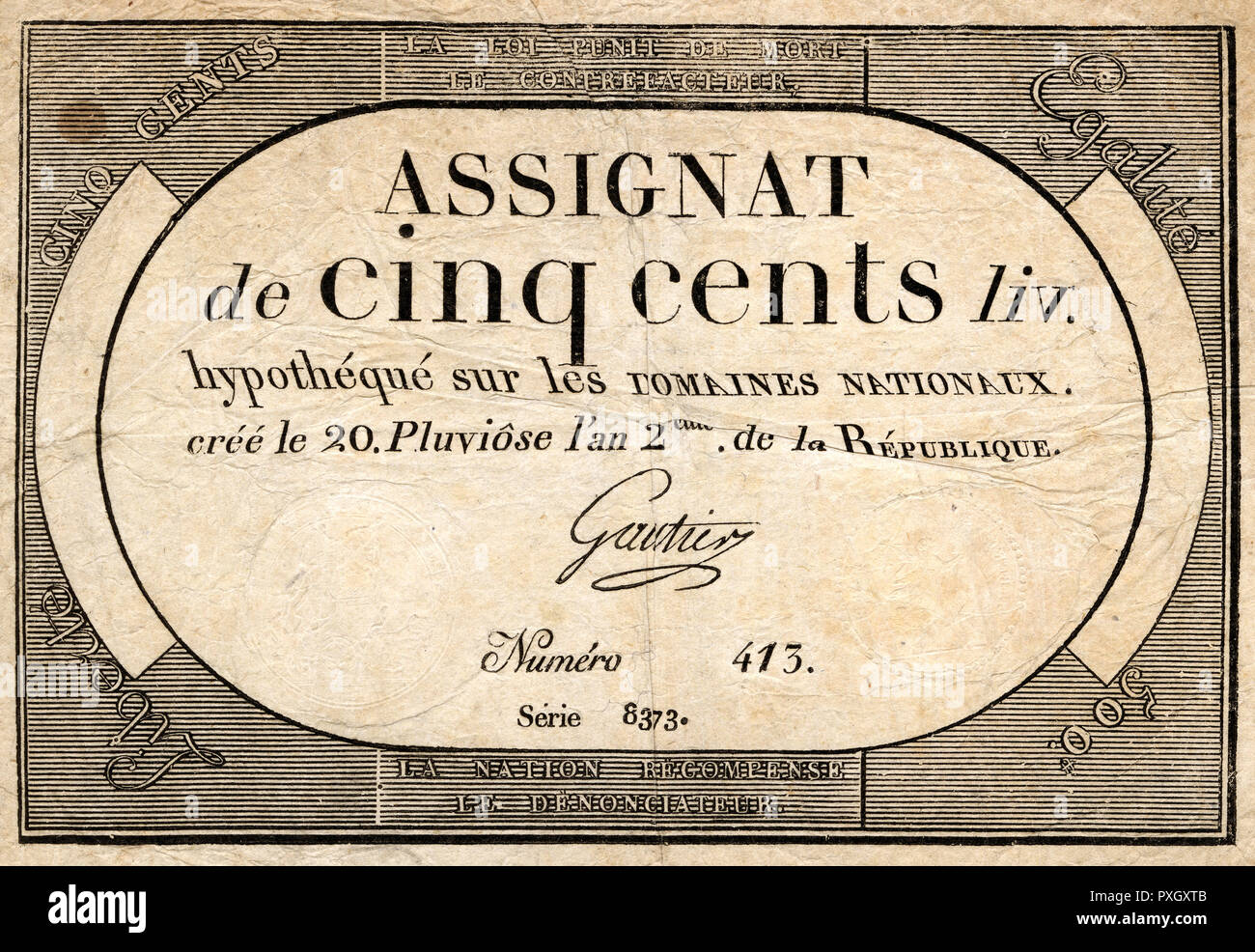 French Assignats Revolution