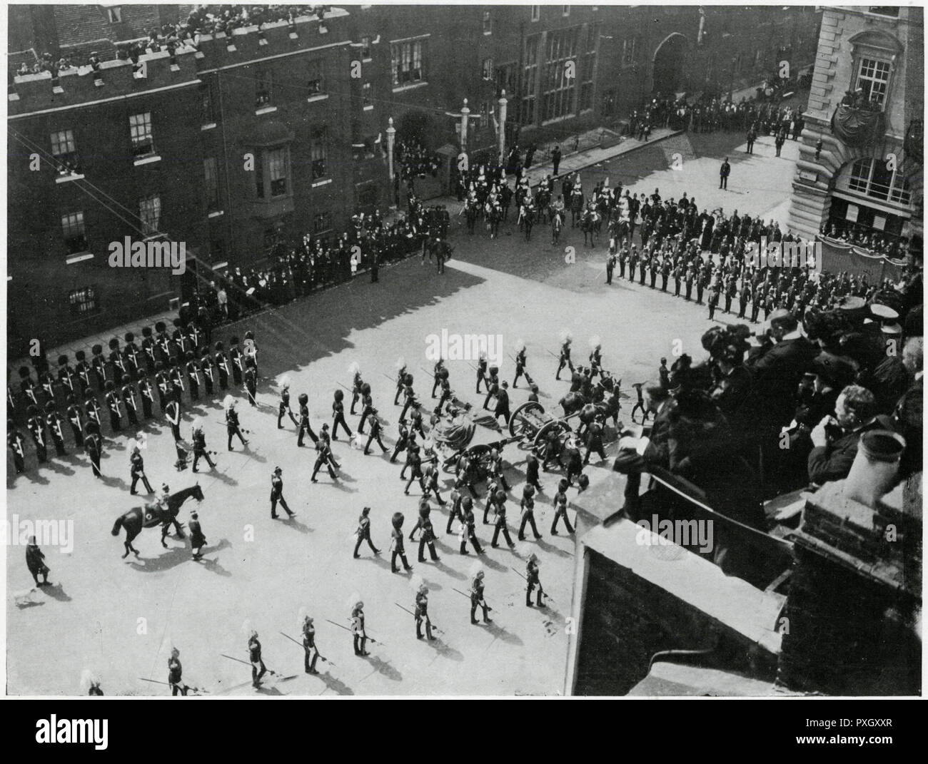 Funeral procession of King Edward VII 1910 Stock Photo - Alamy