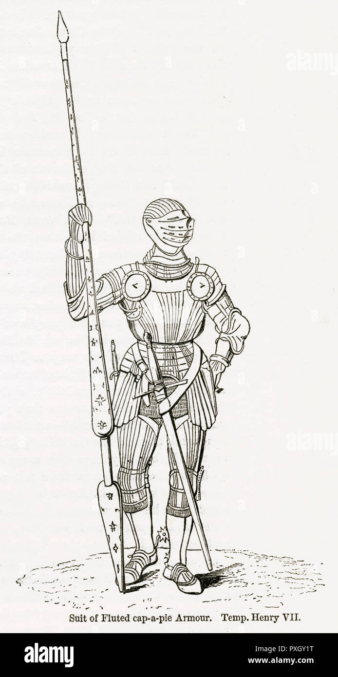 Suit of armour, 16th century Stock Photo - Alamy