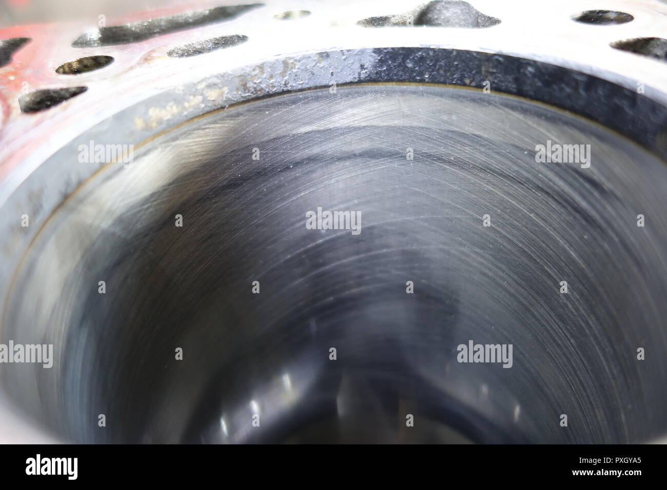 damaged cylinder liner Stock Photo - Alamy