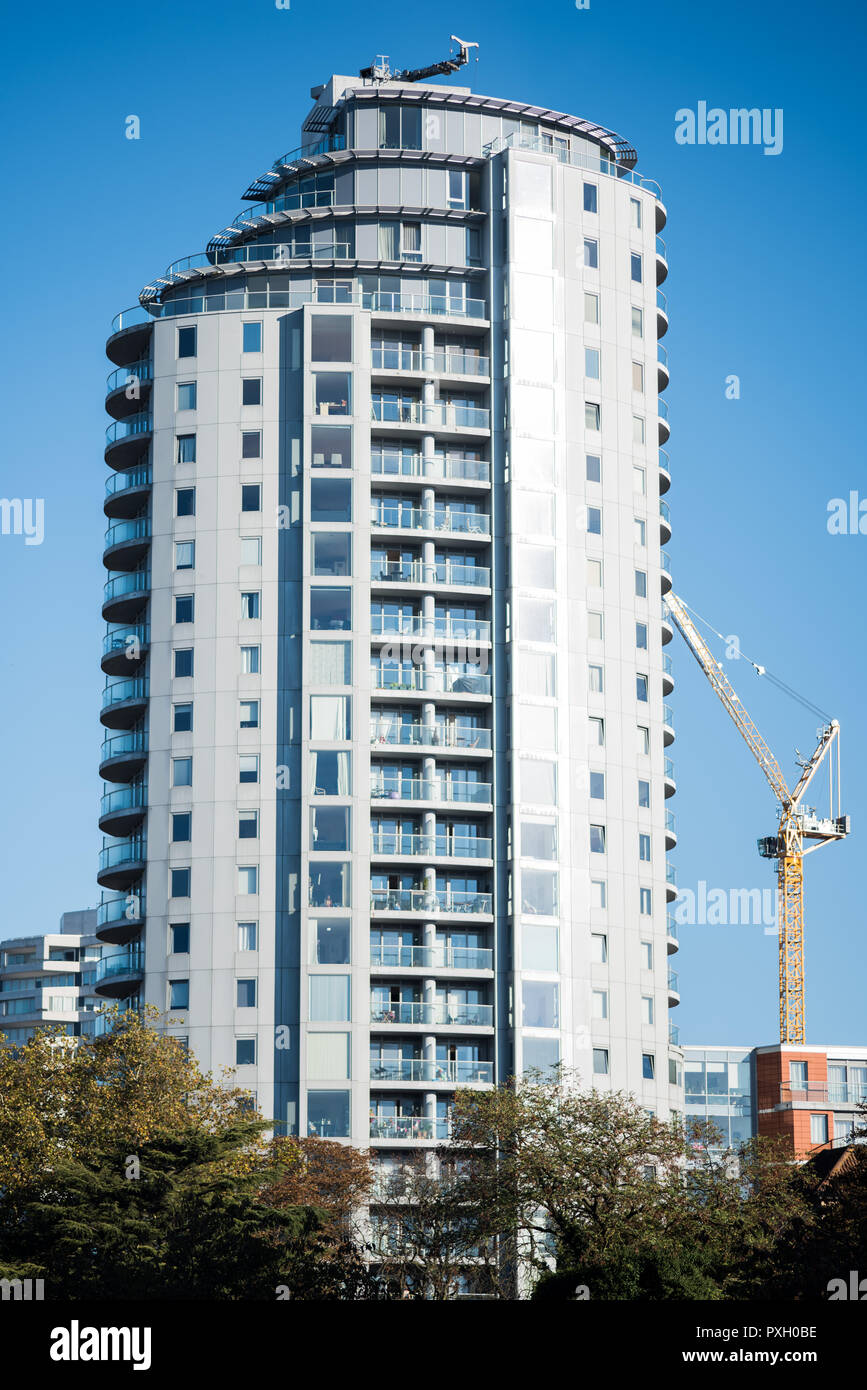East croydon skyscraper buildings Stock Photo - Alamy