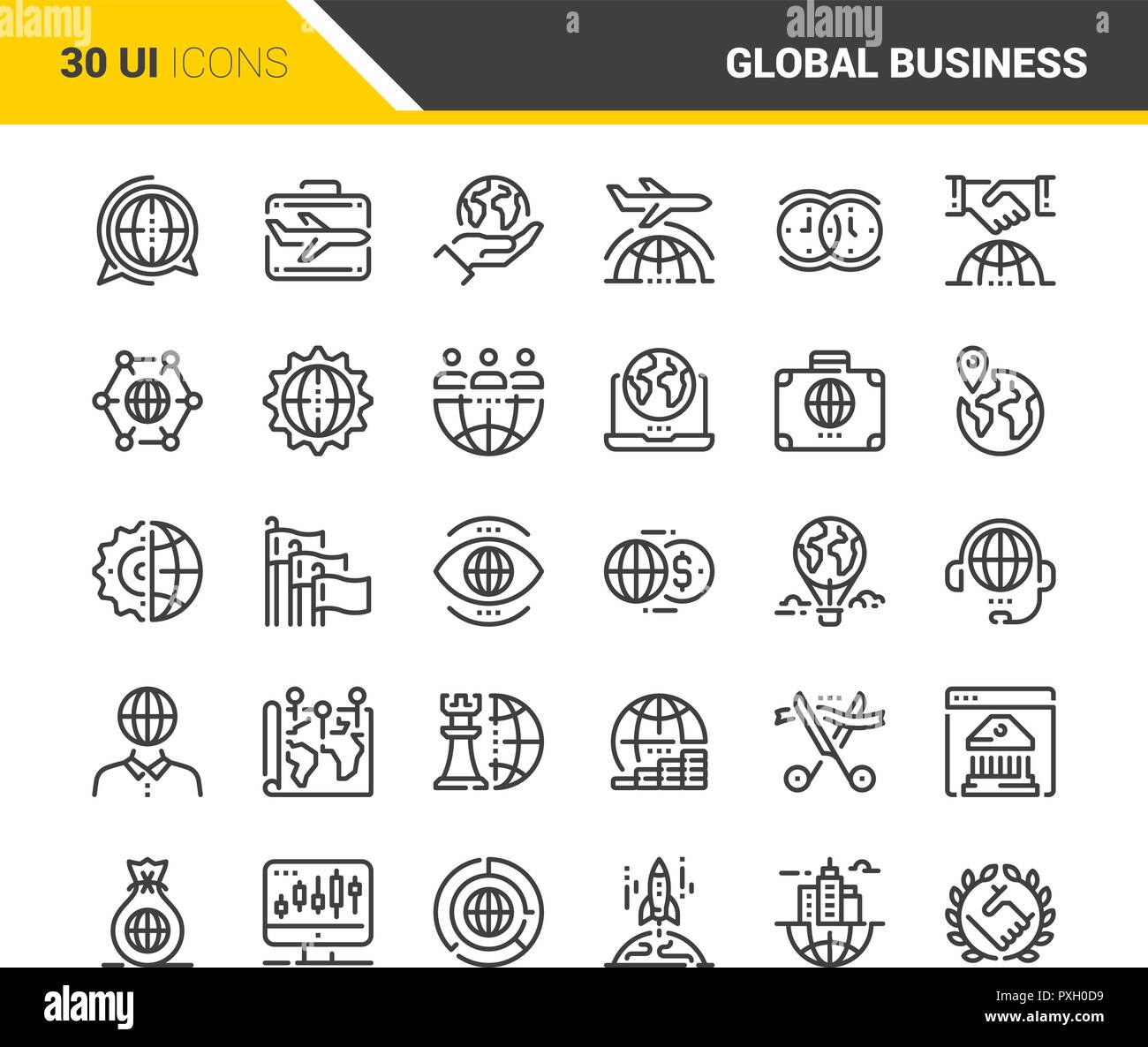 Plan international office Stock Vector Images - Alamy